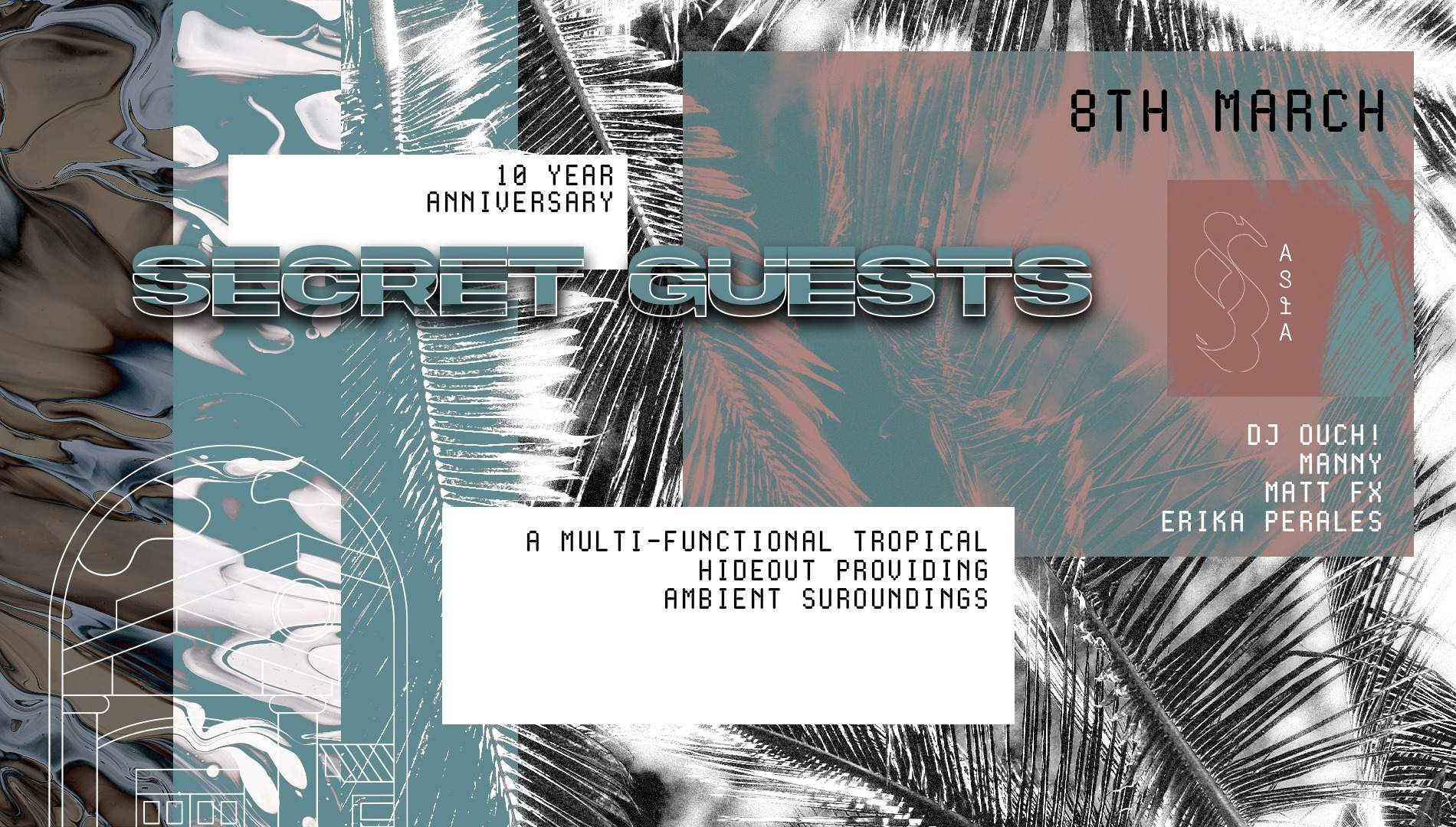 Secret Guests 10 Year Anniversary at The Villa Project, Ho Chi Minh City