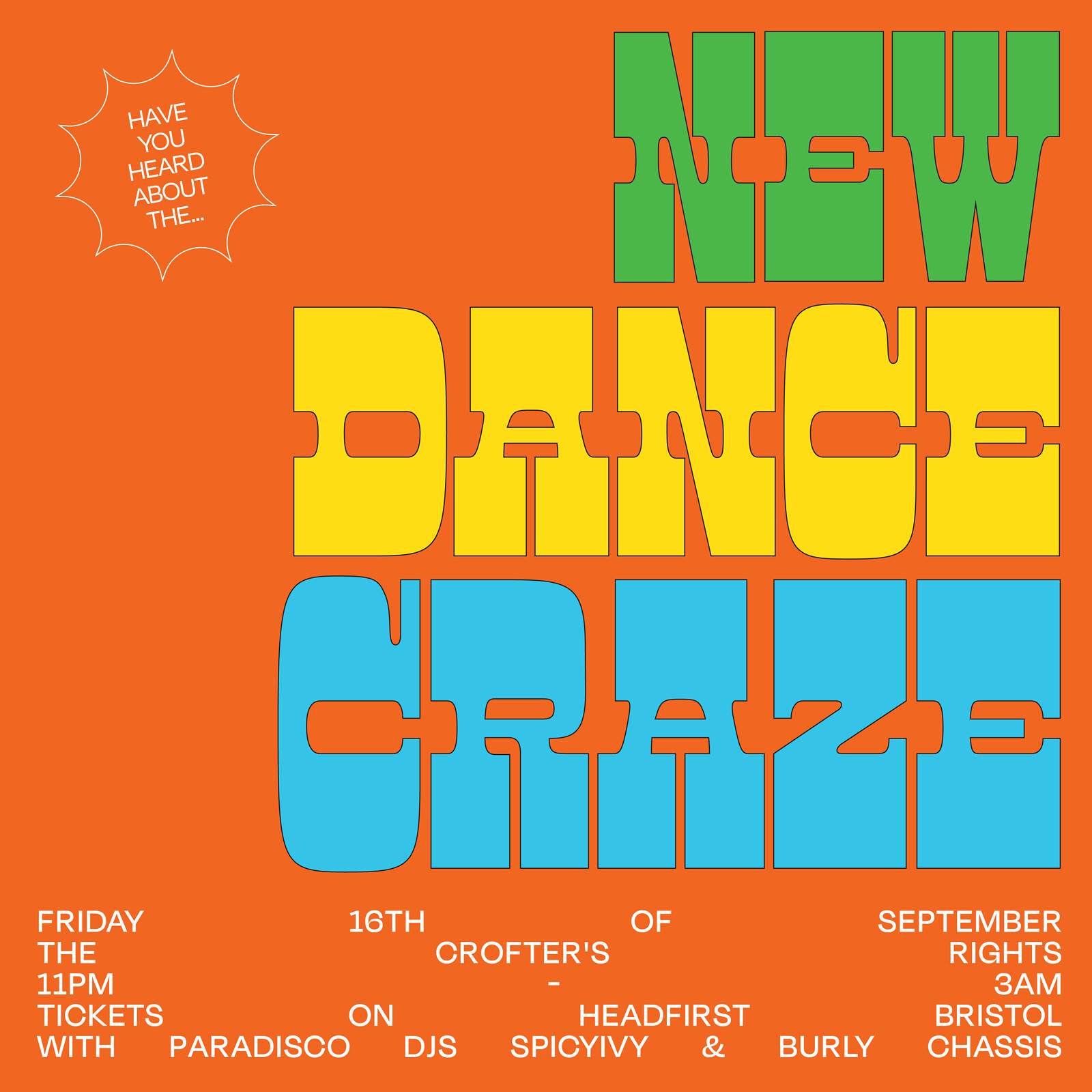 NEW DANCE CRAZE // PARADISCO em The Crofters Rights, Bristol
