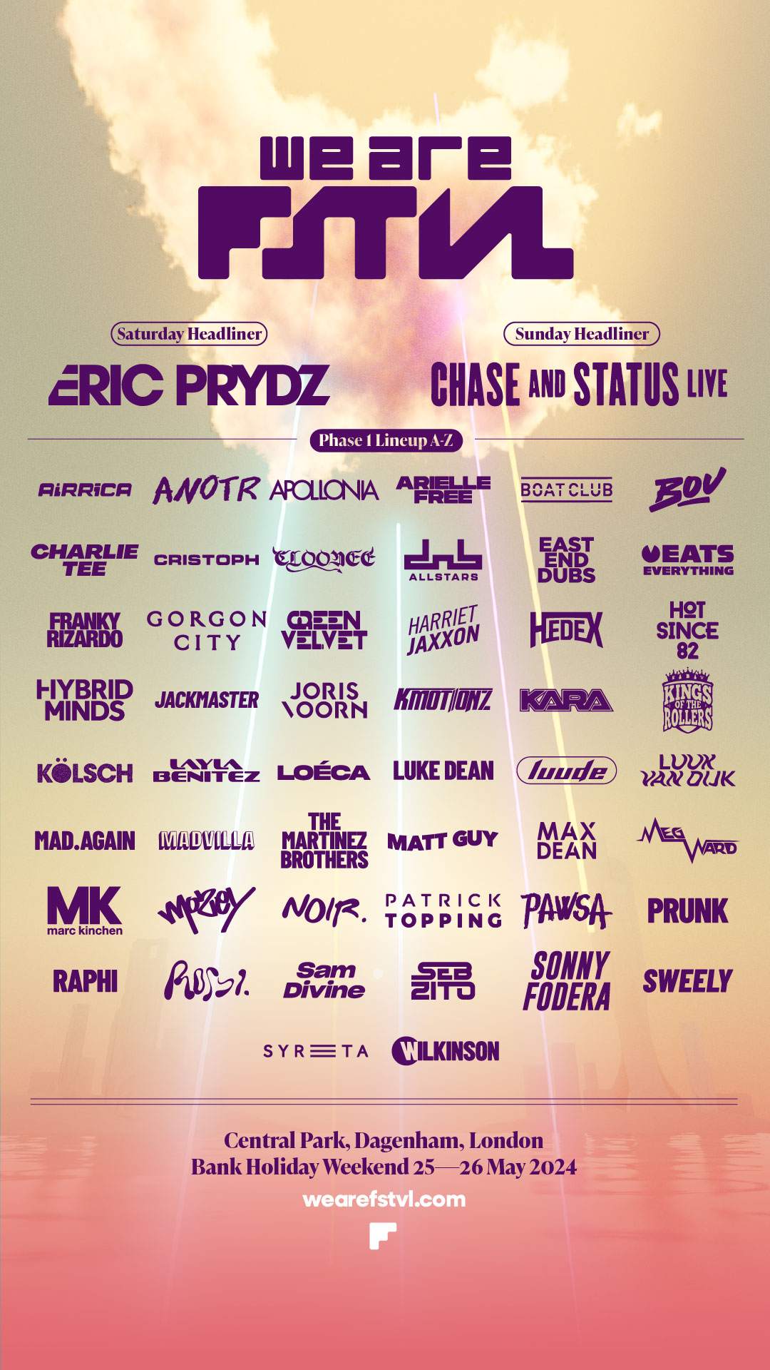 We Are FSTVL 2024 at TBA - Central Park Dagenham, London