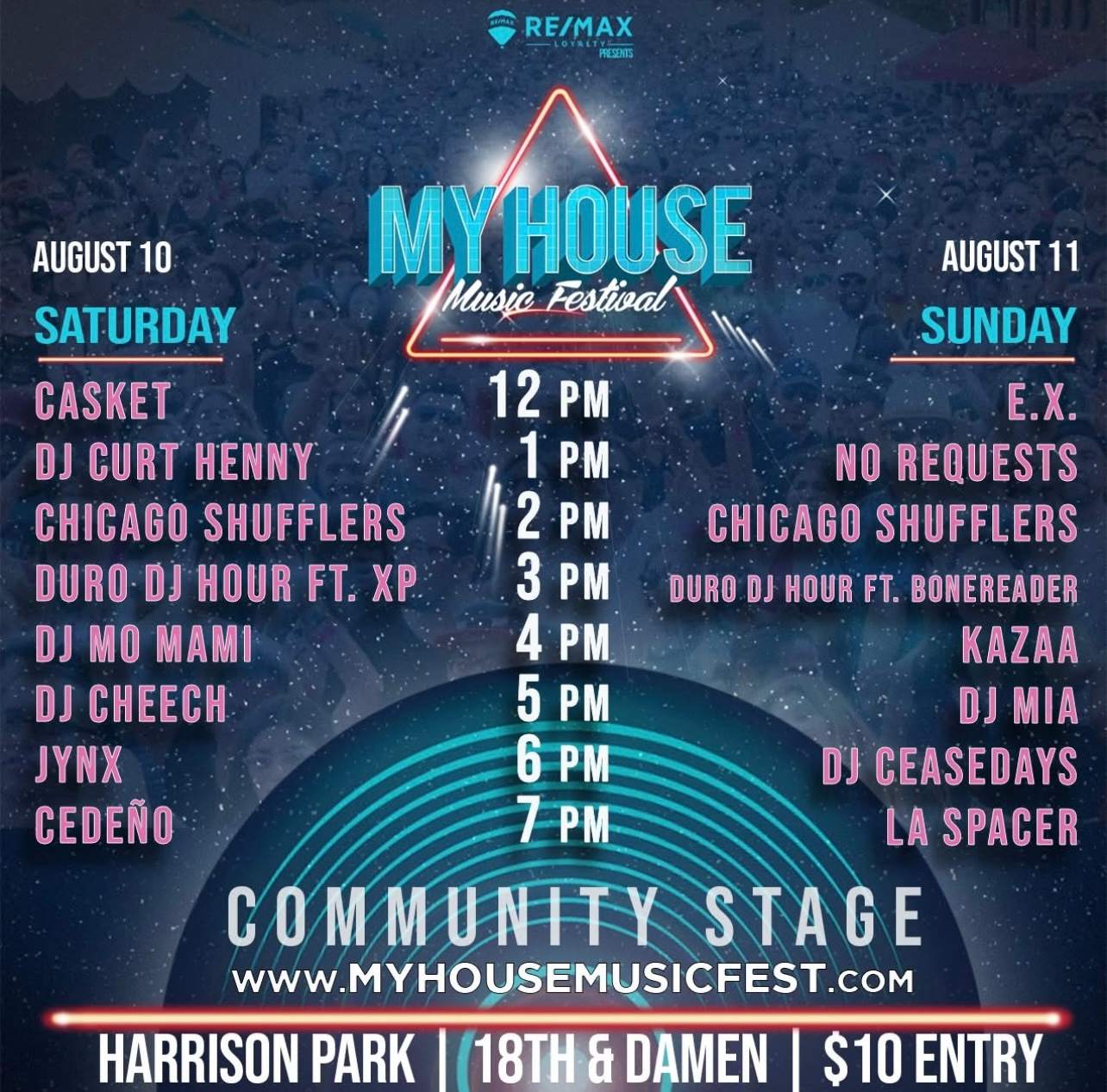 My House Music Fest 2019 feat. DJ Pierre, Paul Johnson & Terry Hunter ...