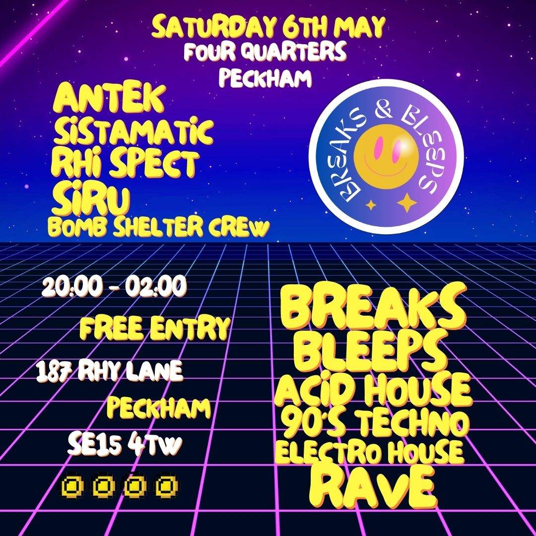 Breaks & Bleeps em Four Quarters, London