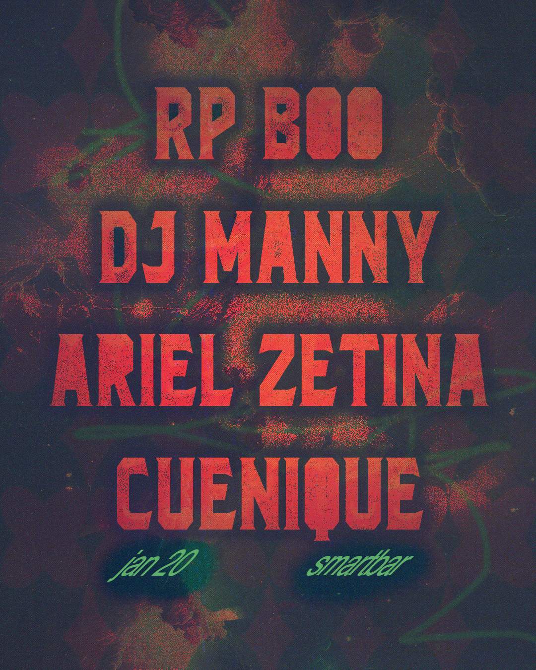 RP Boo - DJ Manny - Ariel Zetina - Cuenique bei smartbar, Chicago
