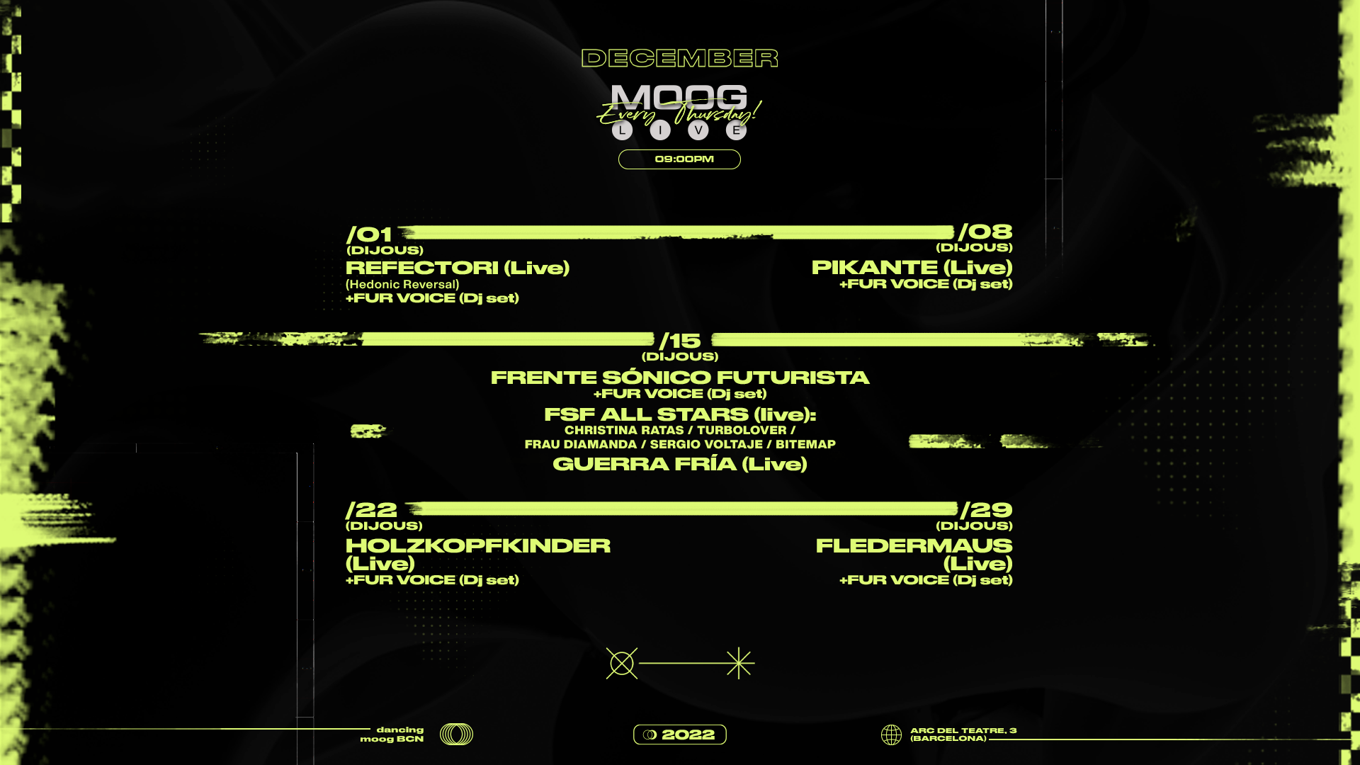 MOOG LIVE: FRENTE SÓNICO FUTURISTA live (Colectivo Showcase) + Fur ...