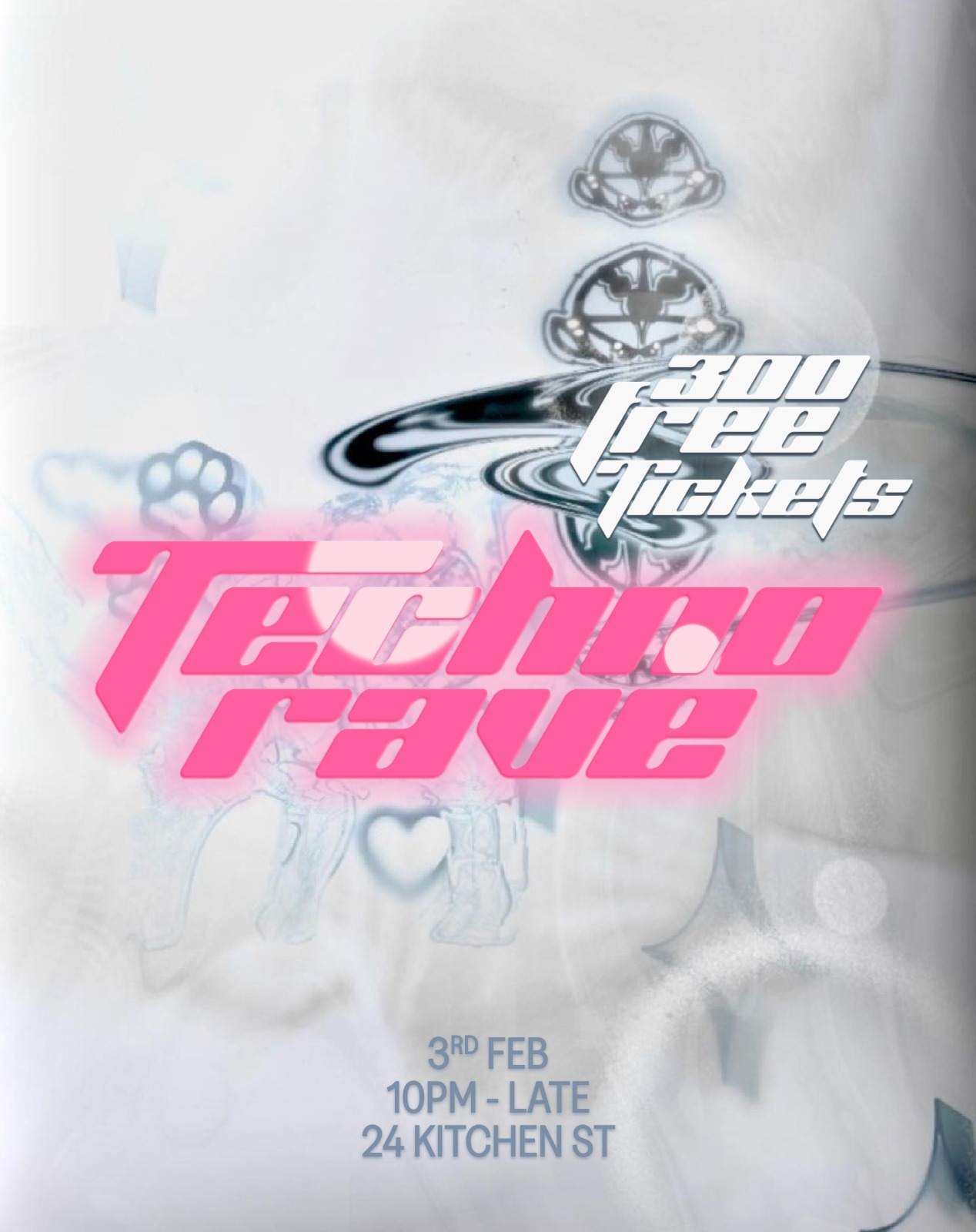 Techno Rave at 24 Kitchen Street, Liverpool