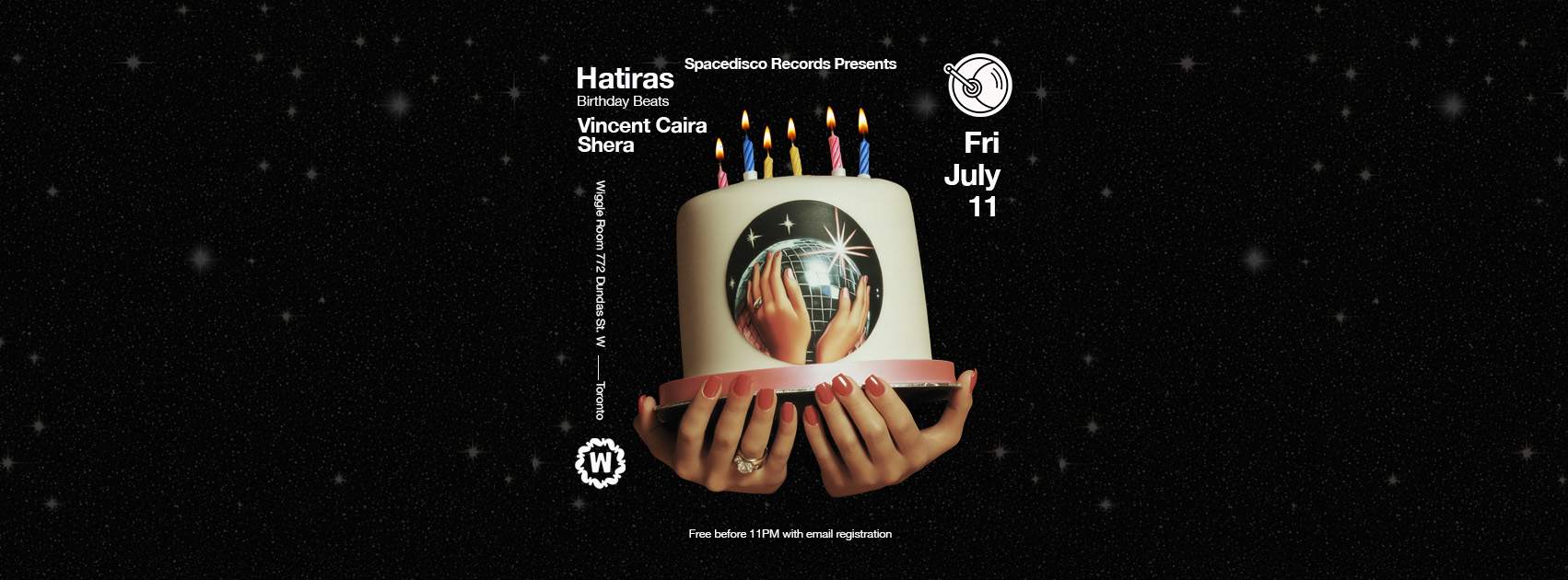 Hatiras bday Spacedisco Records with Vincent Caira and Shera at Wiggle ...