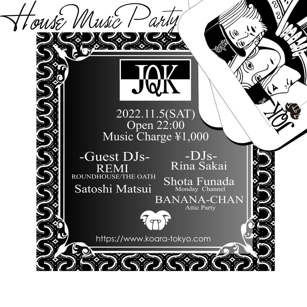 JQK at Koara, Tokyo