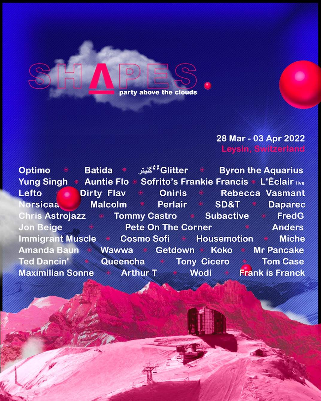 Shapes Festival Leysin 2022 at Leysin Ski Resort, スイス