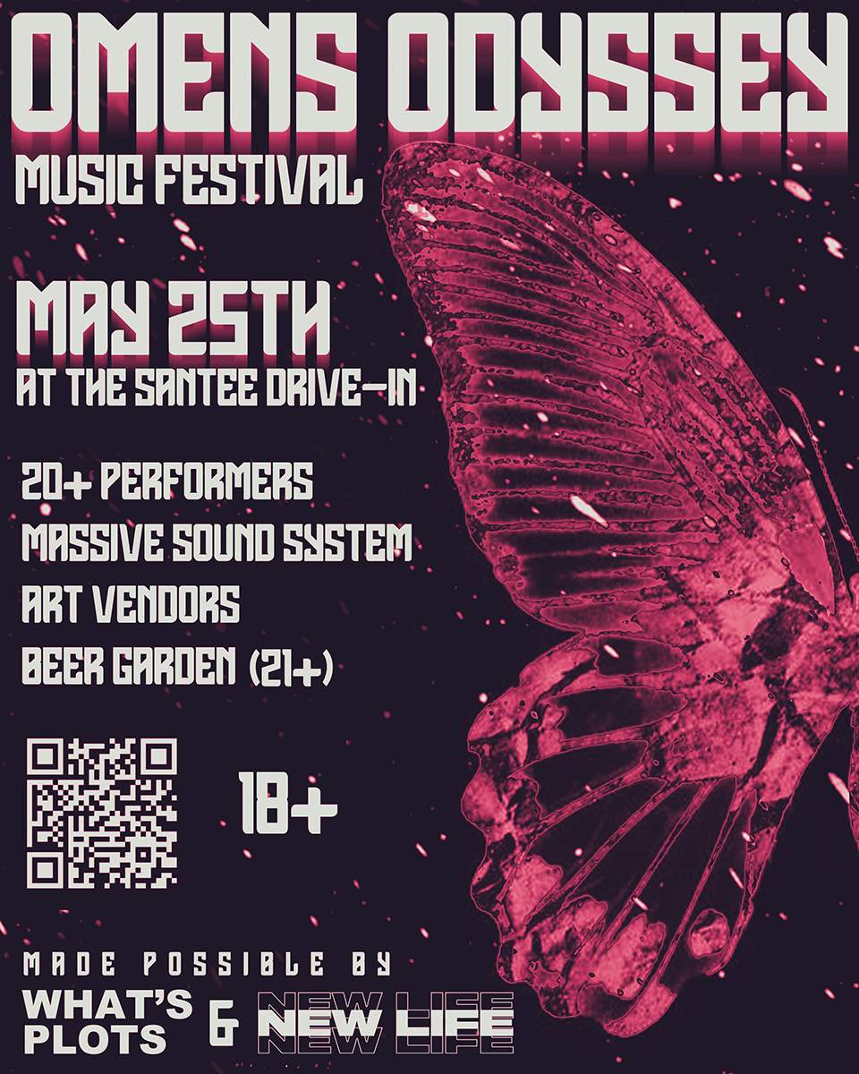 Omens Odyssey at Santee Drive-in Movie Theater, San Diego