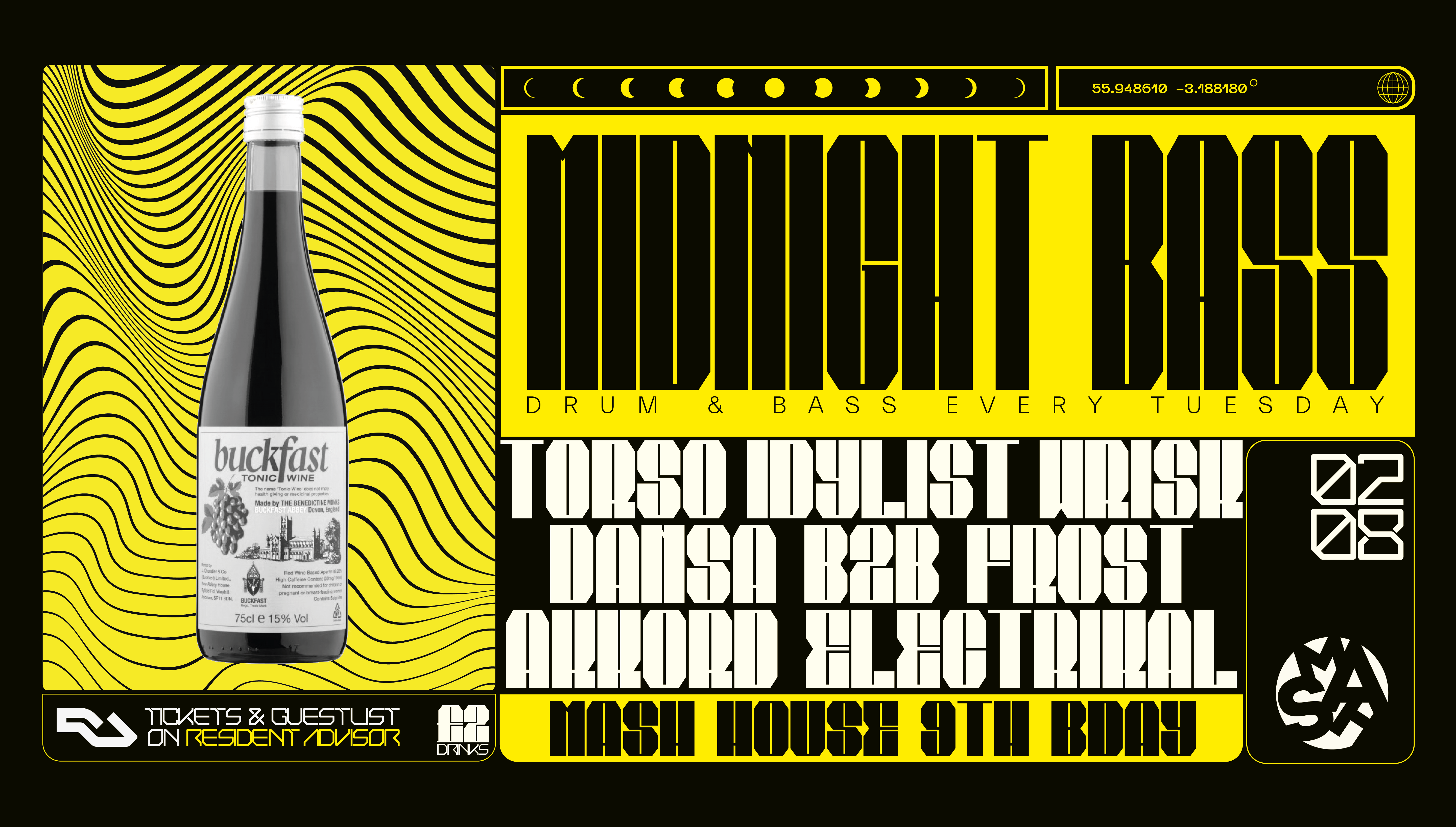 Midnight Bass // Mash House 9th Birthday w/ Torso, Idylist, Electrikal ...