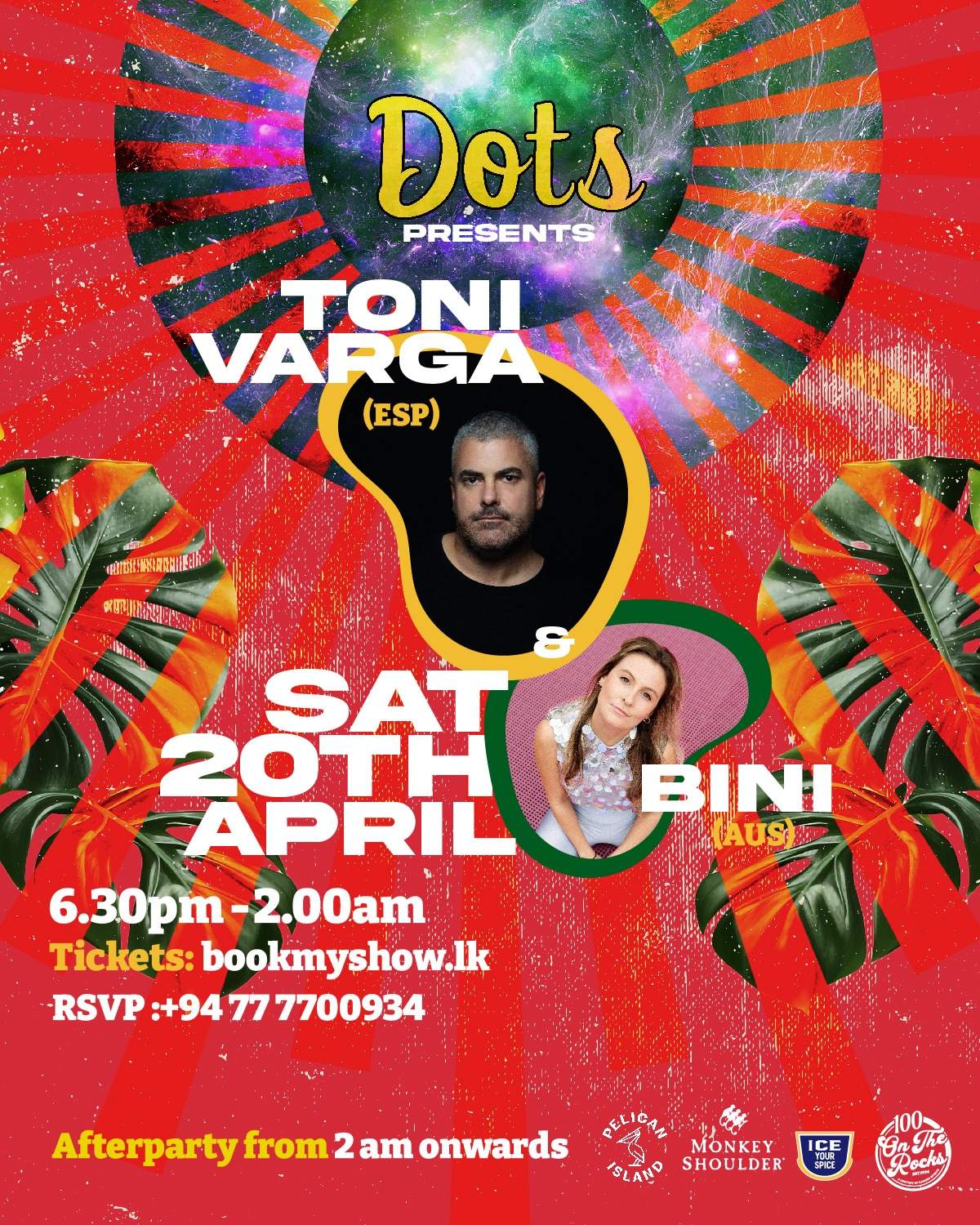 Dots presents Toni Varga & Bini at Dots Bay House, Sri Lanka