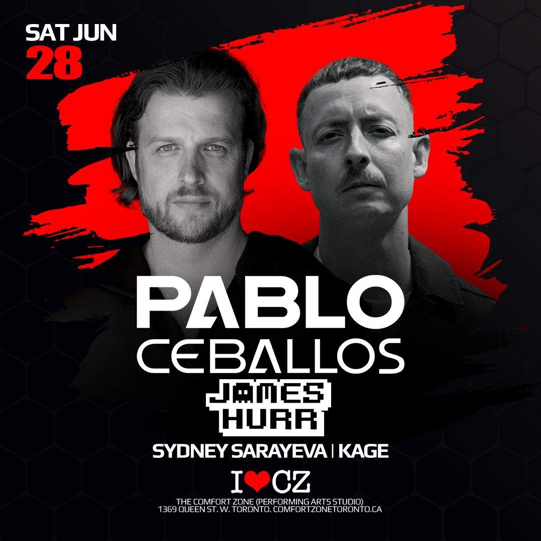 Morning Mass pres. Pablo Ceballos & James Hurr at The Comfort Zone, Toronto