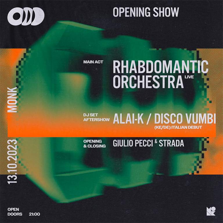 ODD - Opening Show with Rhabdomantic Orchestra + Disco Vumbi at Monk ...