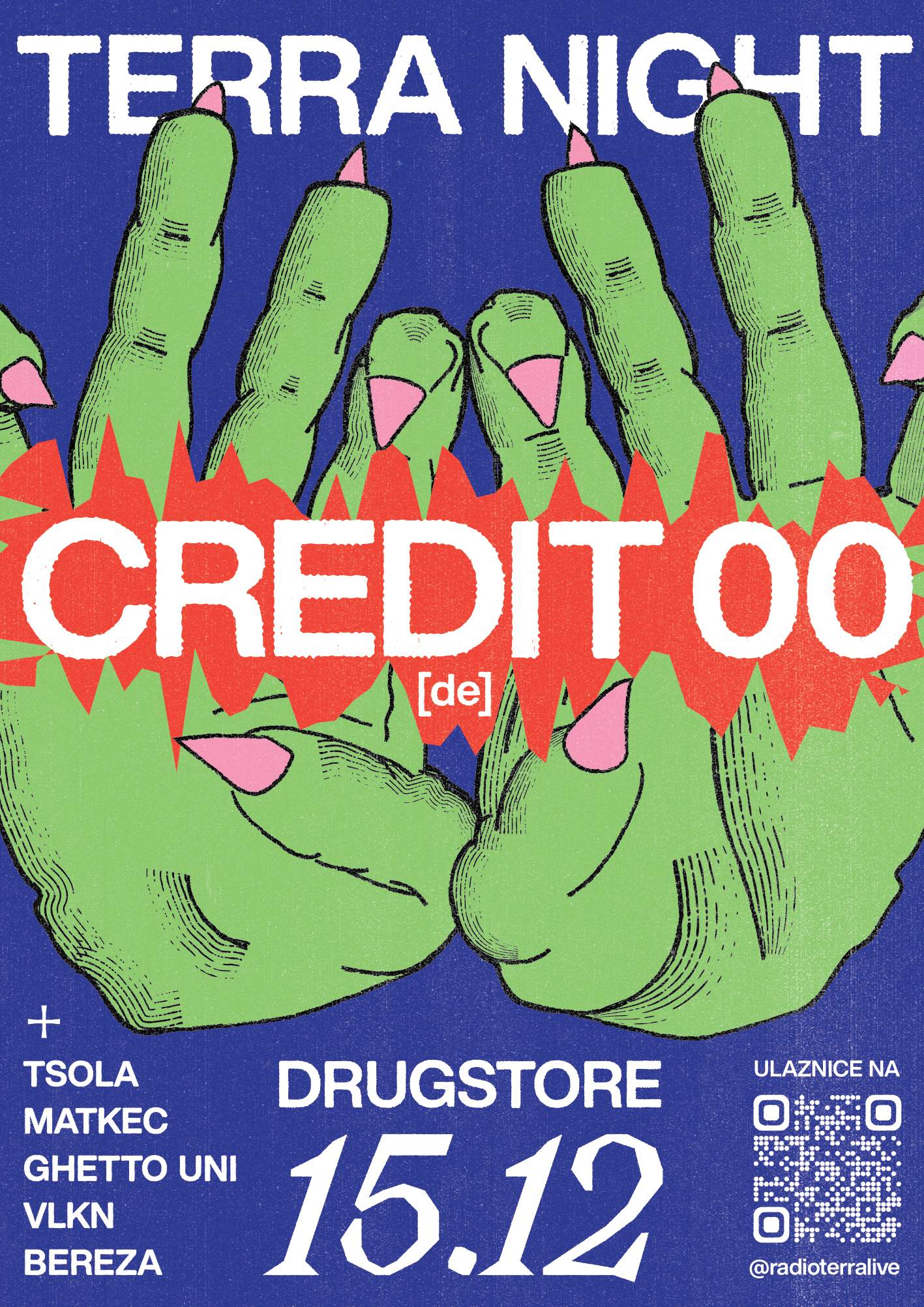 Credit 00 (DE) / Radio Terra Night bei Drugstore Beograd, Belgrade