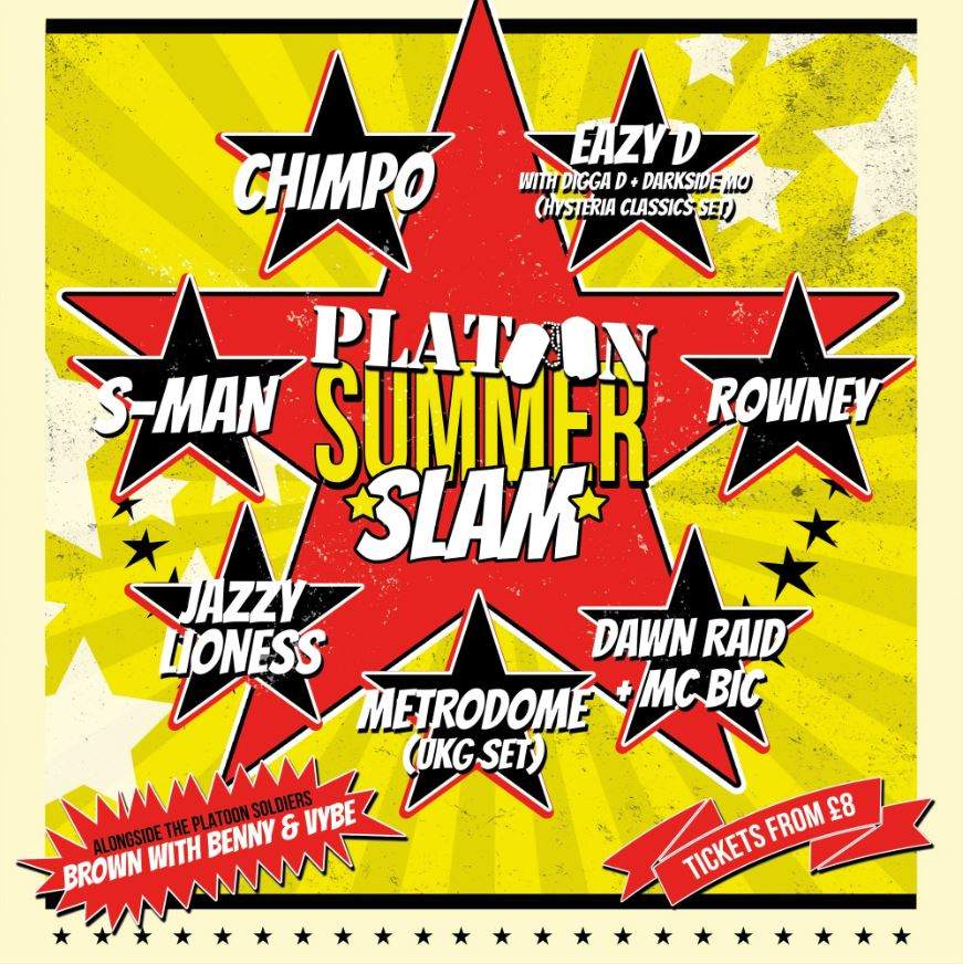 Platoon: Summer Slam at Six Trees Bar And Kitchen Manchester, Manchester