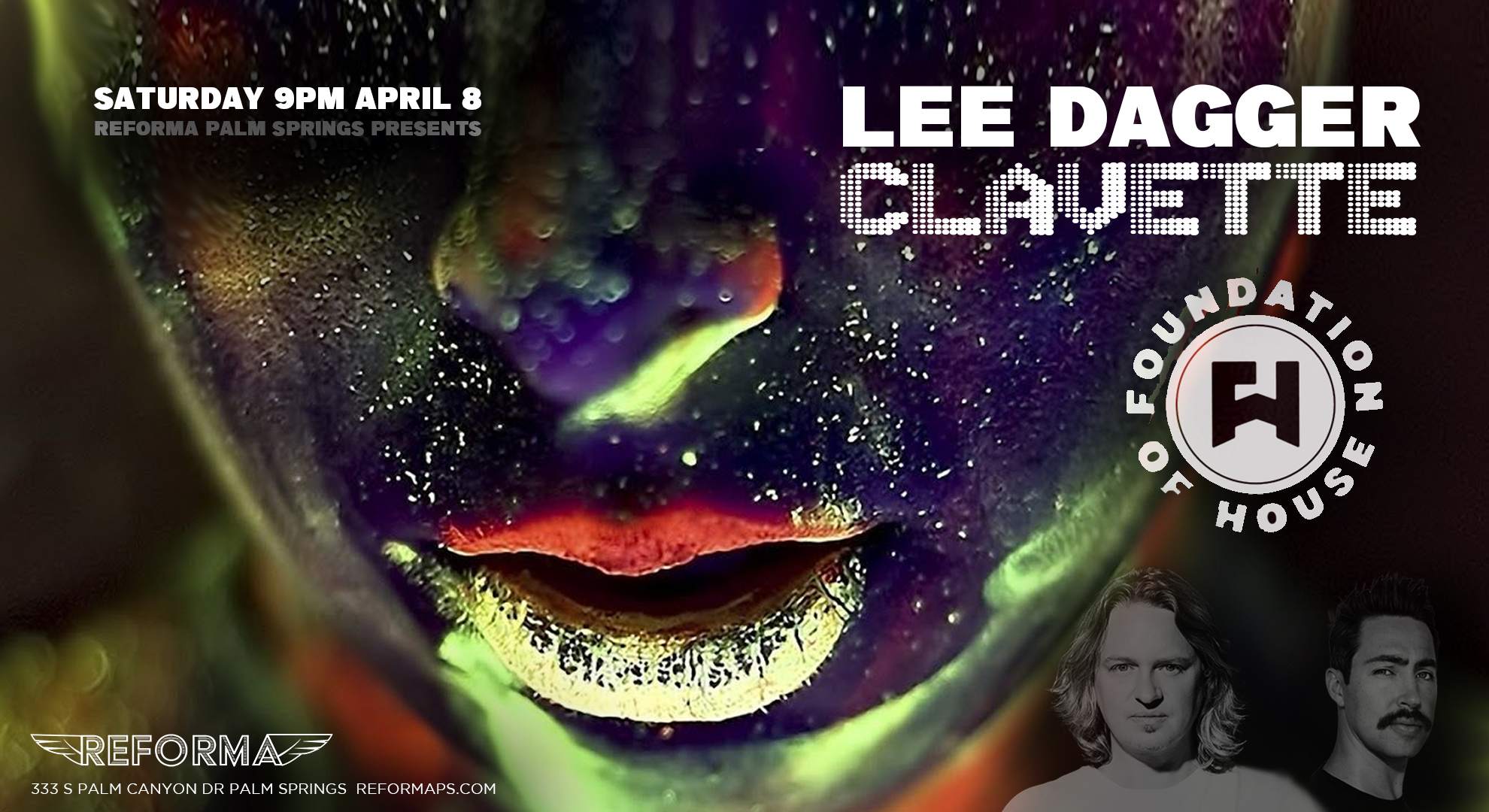 Foundation of House Lee Dagger & clavette at Reforma Palm Springs, Palm ...