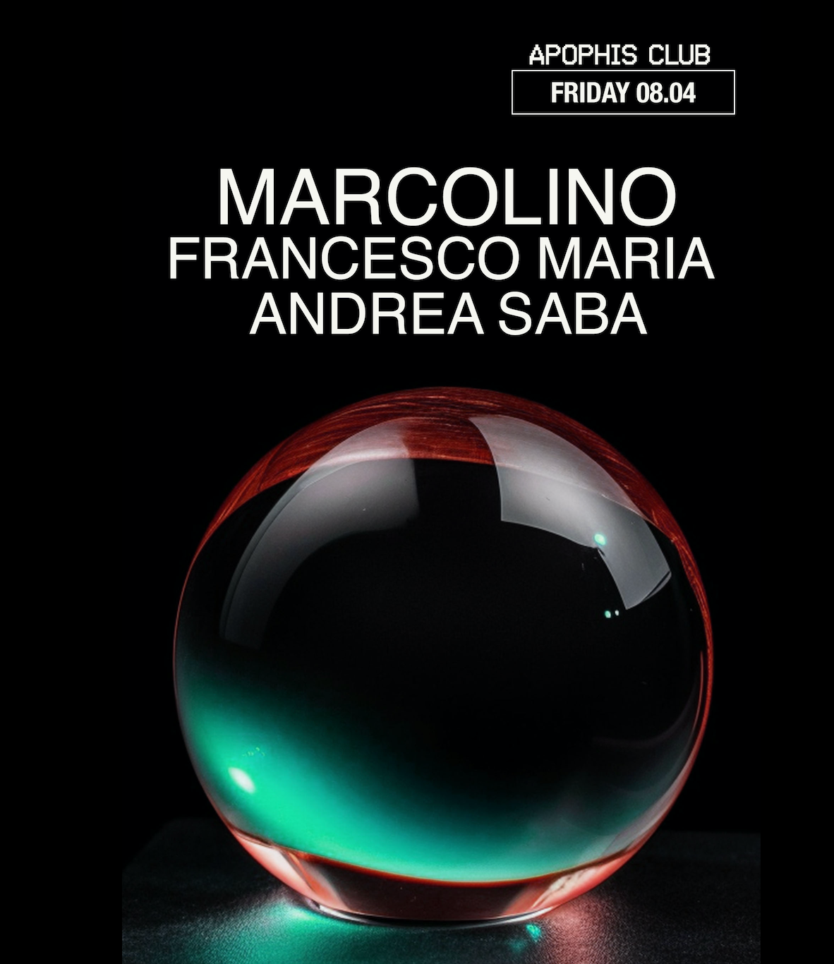 Marcolino at Apophis Club, Milan