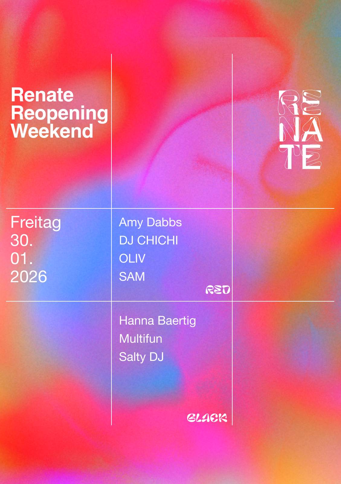 We're Back! Renate Soft Re-Opening at Renate, Berlin