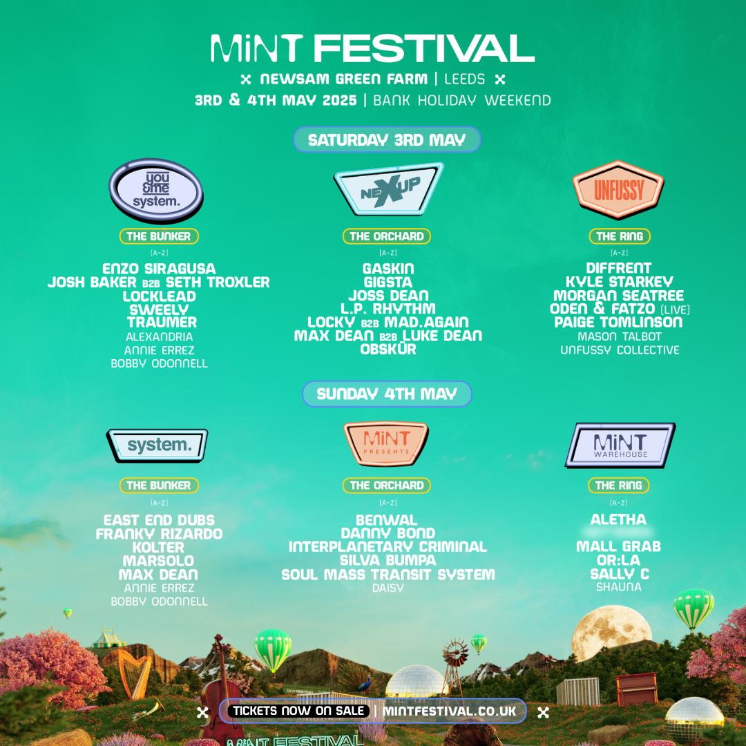 Mint Festival 2025 at Newsam Green Farm, Leeds