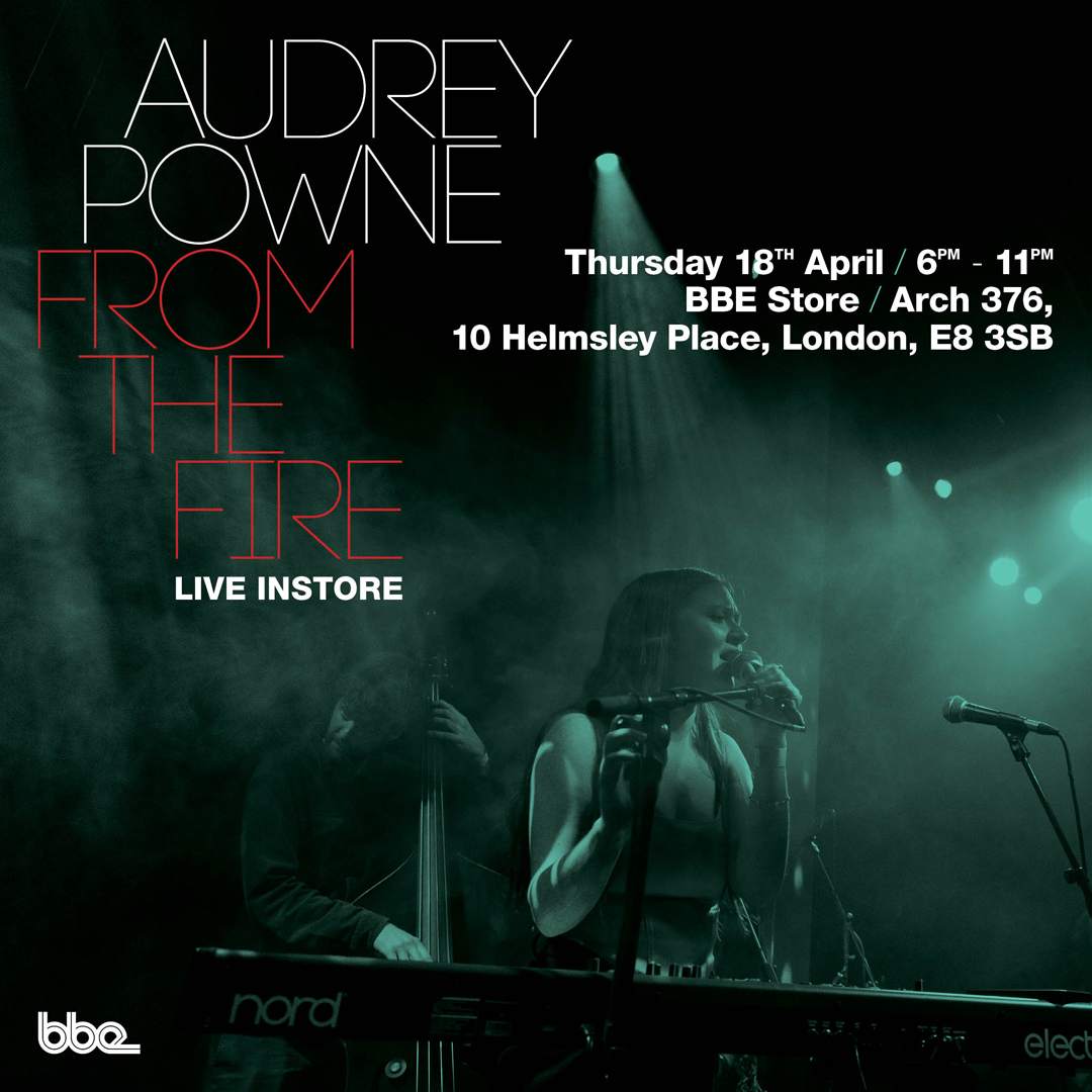 Audrey Powne Listening Party bij The BBE Store, London