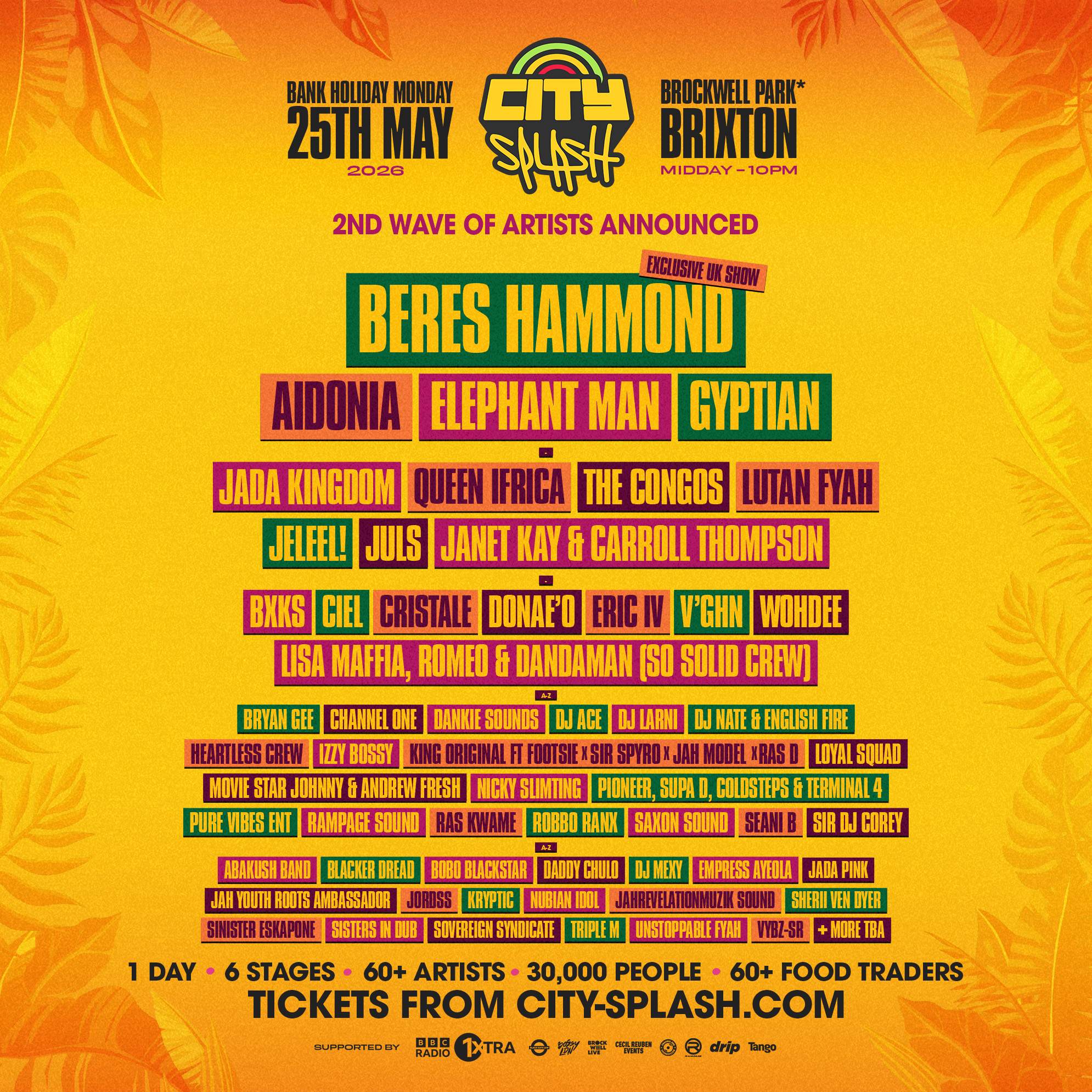 City Splash Festival 2026 · London · Tickets