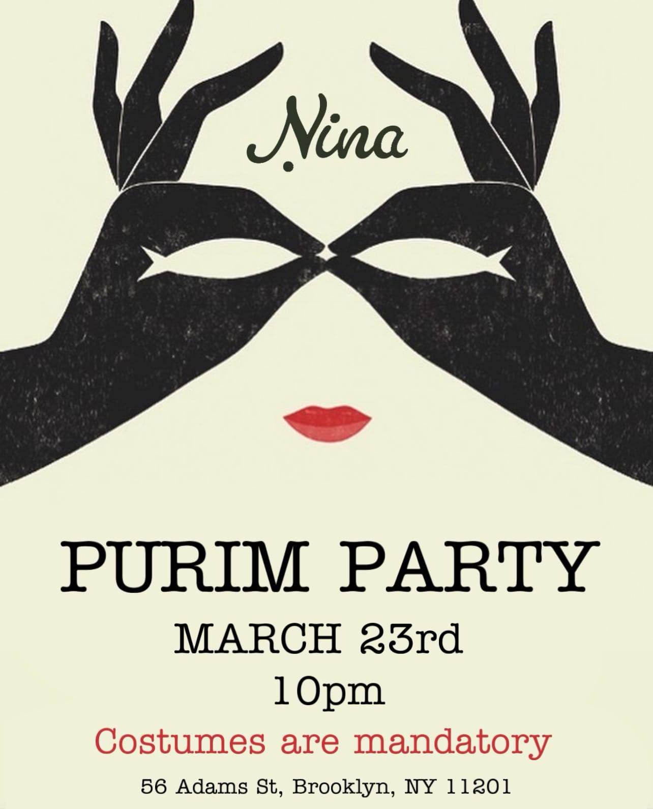 Four Chambers presents: Purim Party at TBA - Dumbo, New York City