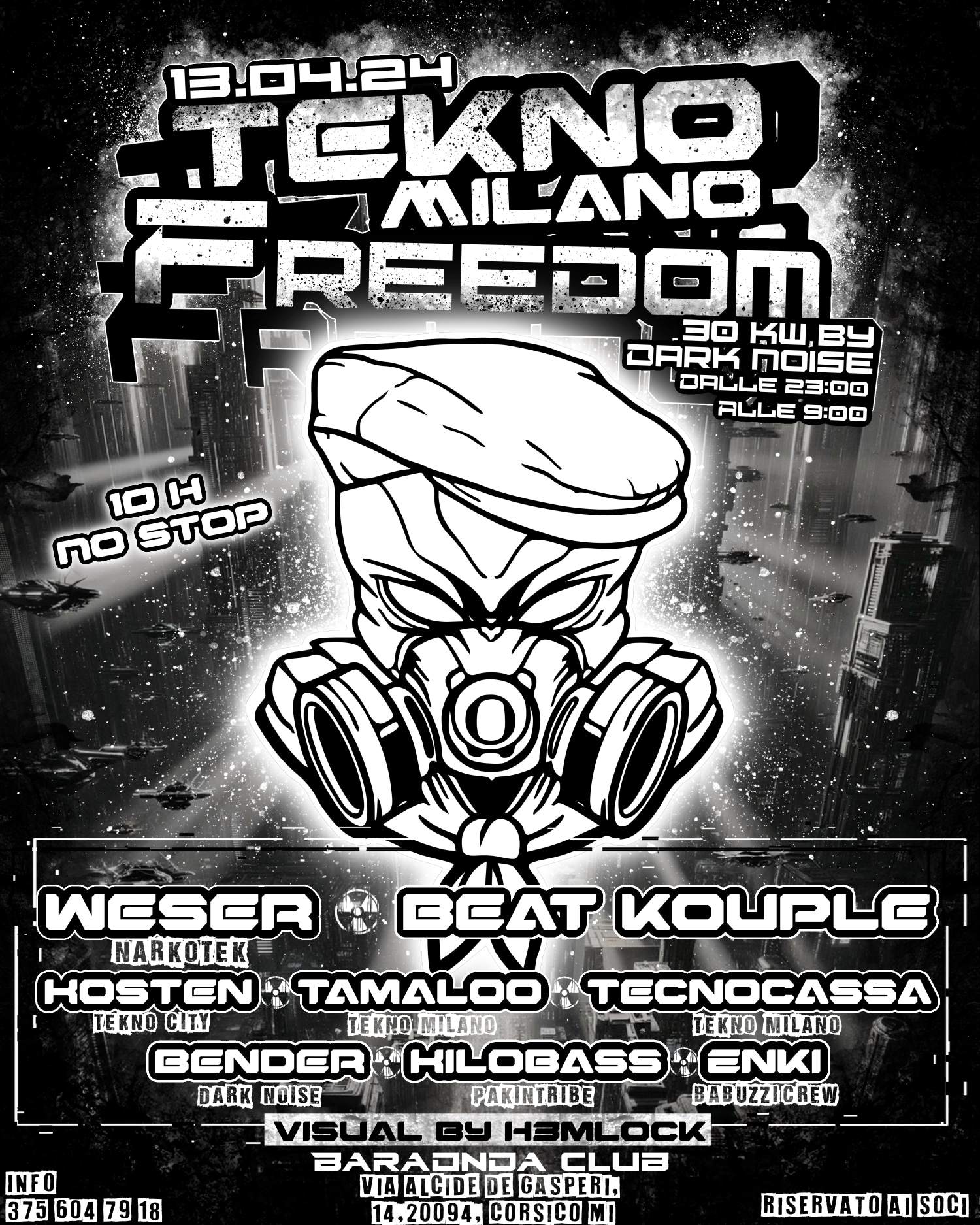 Tekno Milano Freedom at TBA - Milan, Milan