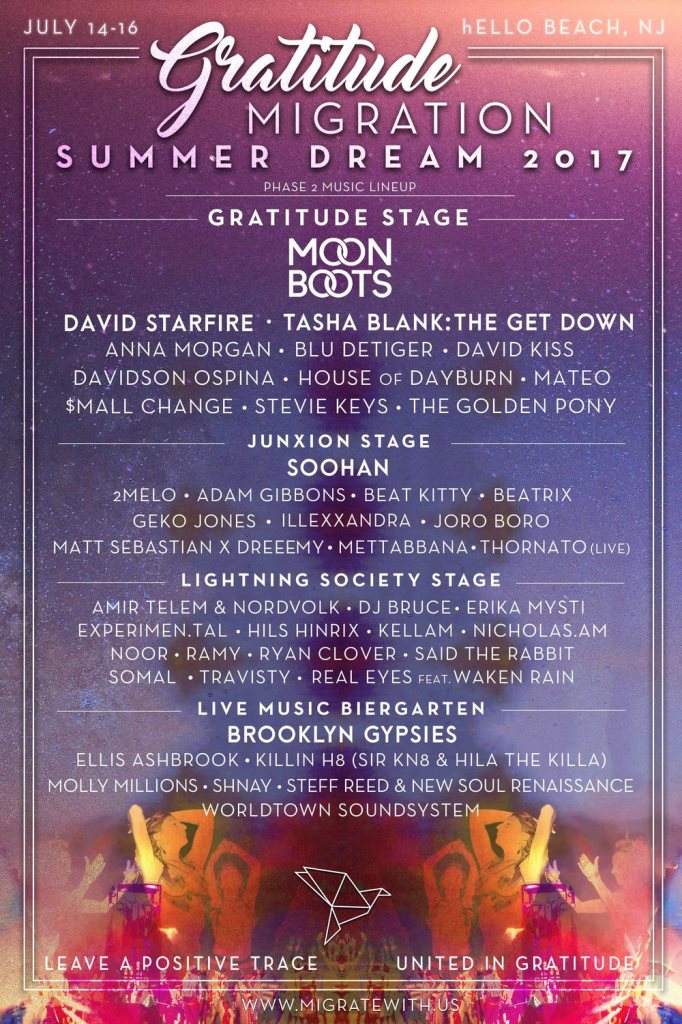 Gratitude Migration en Hello Beach, New Jersey