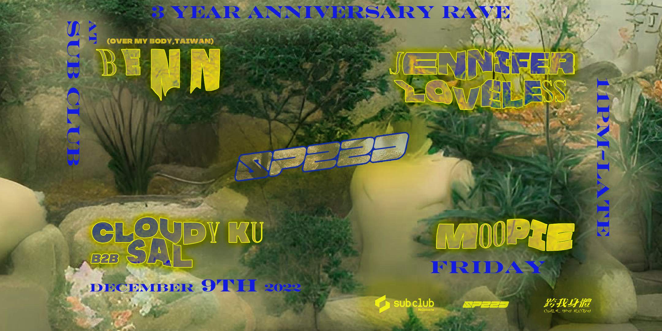 SPEED 速度 3 Year Anniversary Event at Sub Club Melbourne, Melbourne