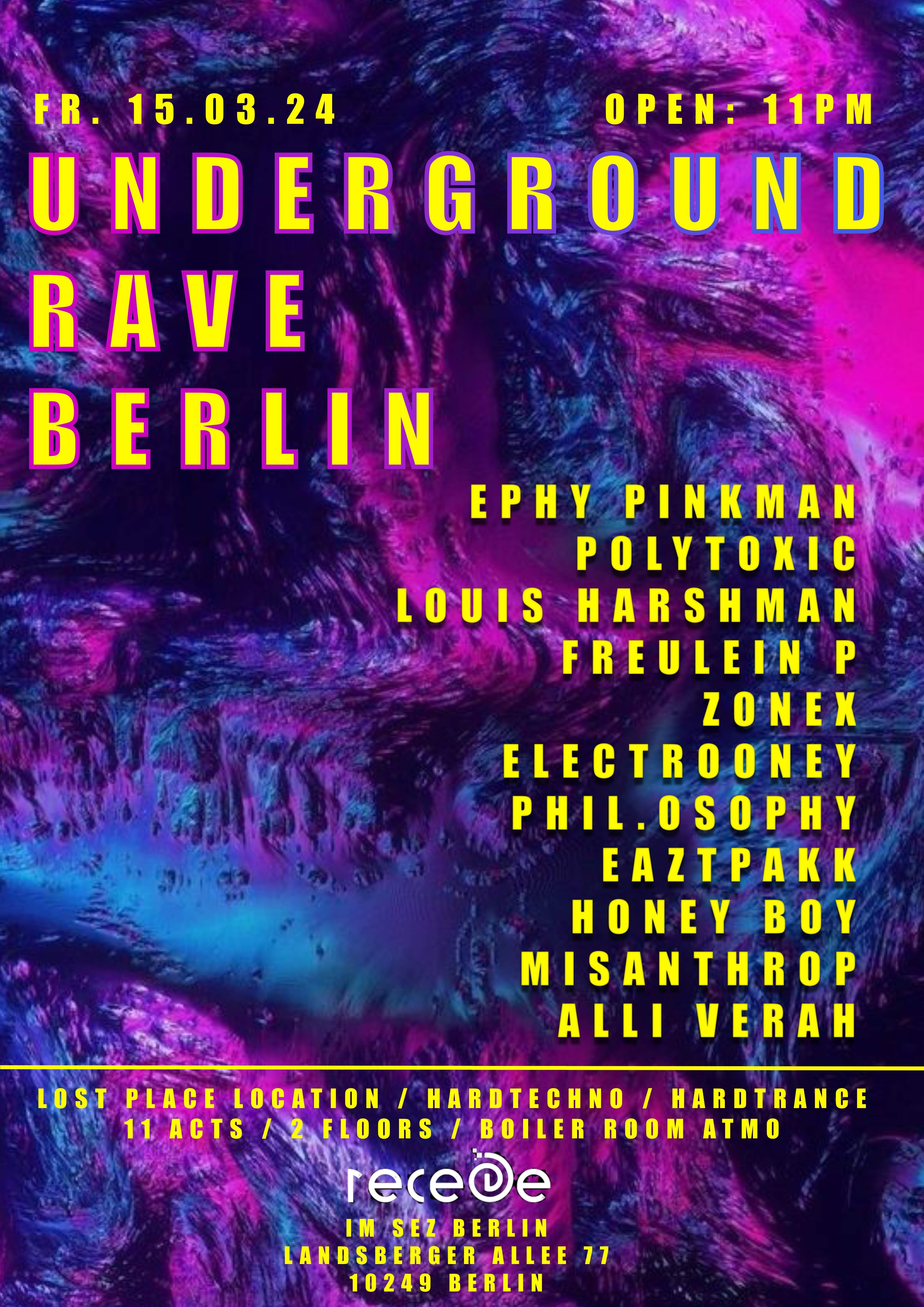 UNDERGROUND RAVE BERLIN - LOST PLACE LOCATION - HARDTECHNO - HARDTRANCE ...