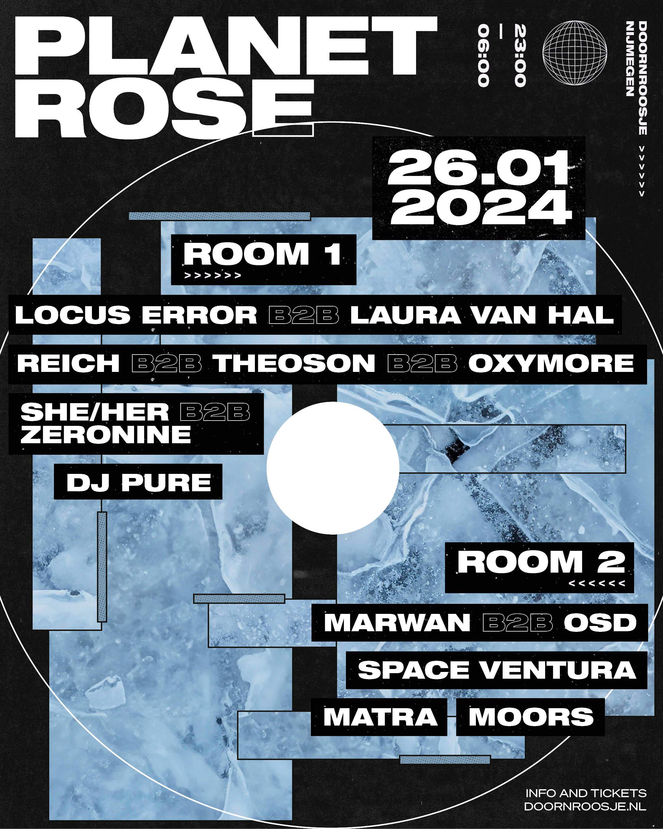 Planet Rose - Nijmegen Special at Doornroosje, Nijmegen
