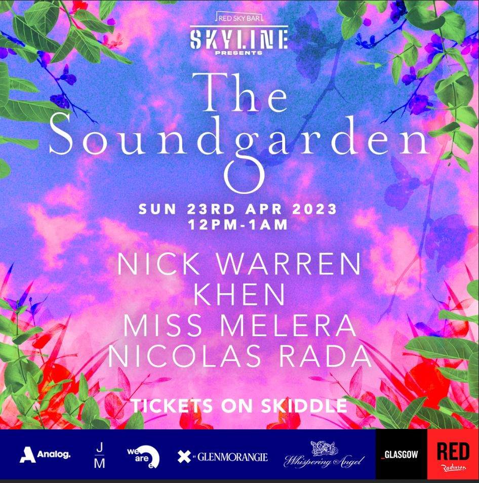 Skyline presents the Soundgarden feat Nick Warren at Radisson Red Sky Bar, Glasgow