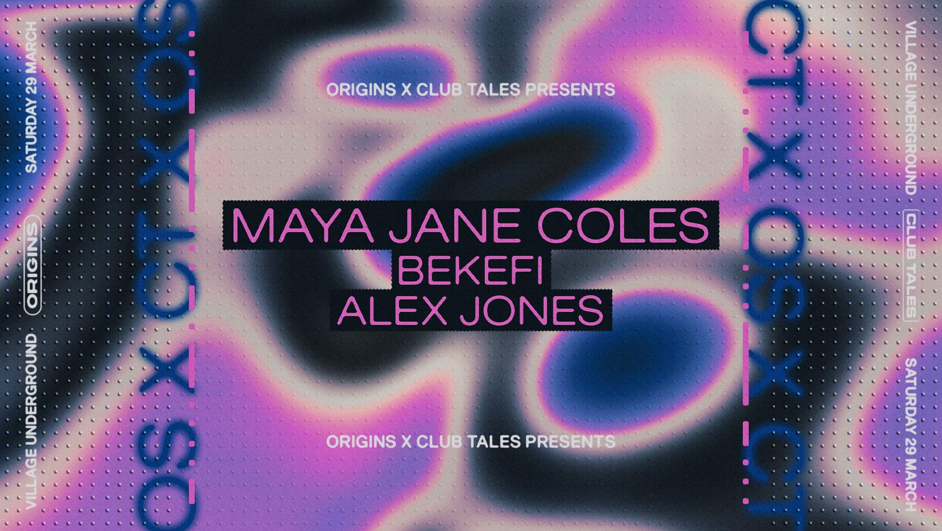 Origins x Club Tales: Maya Jane Coles [Extended Set] + Bekefi & Alex ...