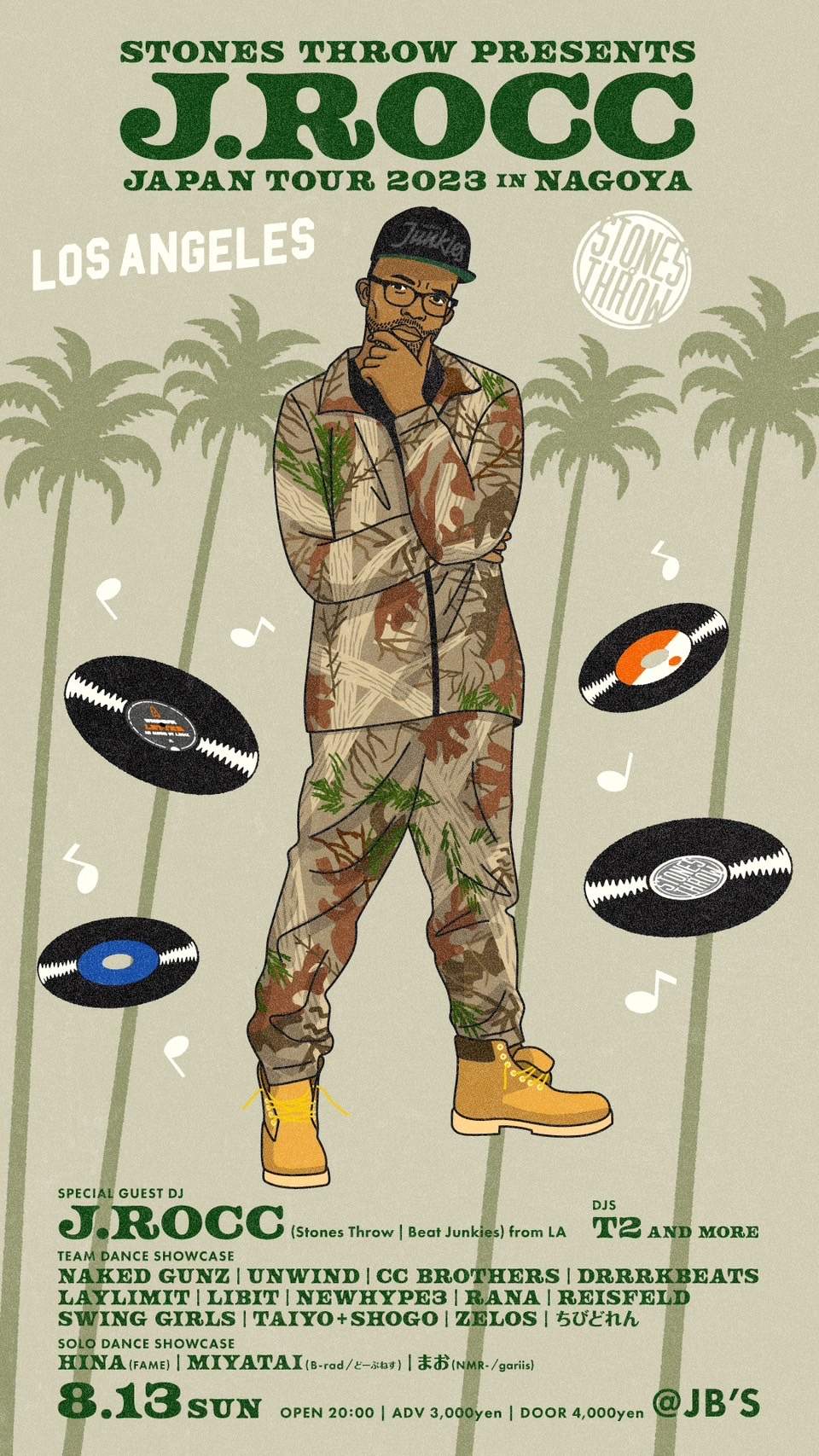 Stones Throw presents J.Rocc JAPAN TOUR 2023 NAGOYA at Club JB's, Chubu