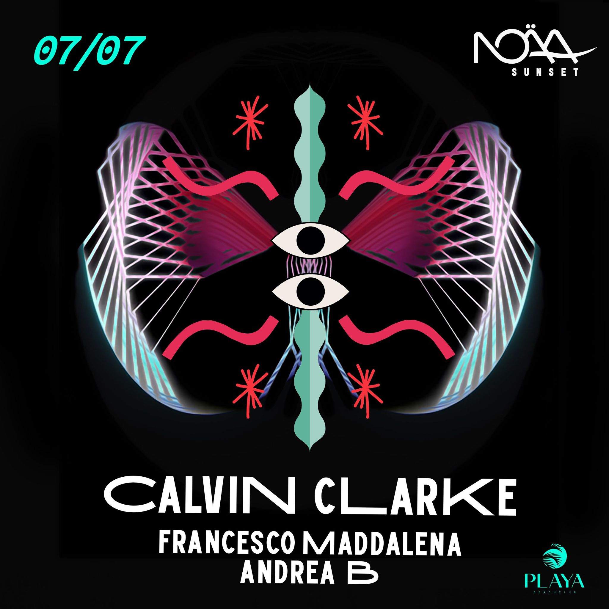 NOÄA - PLAYA with Calvin Clarke & Francesco Maddalena at Noäa Sunset, North