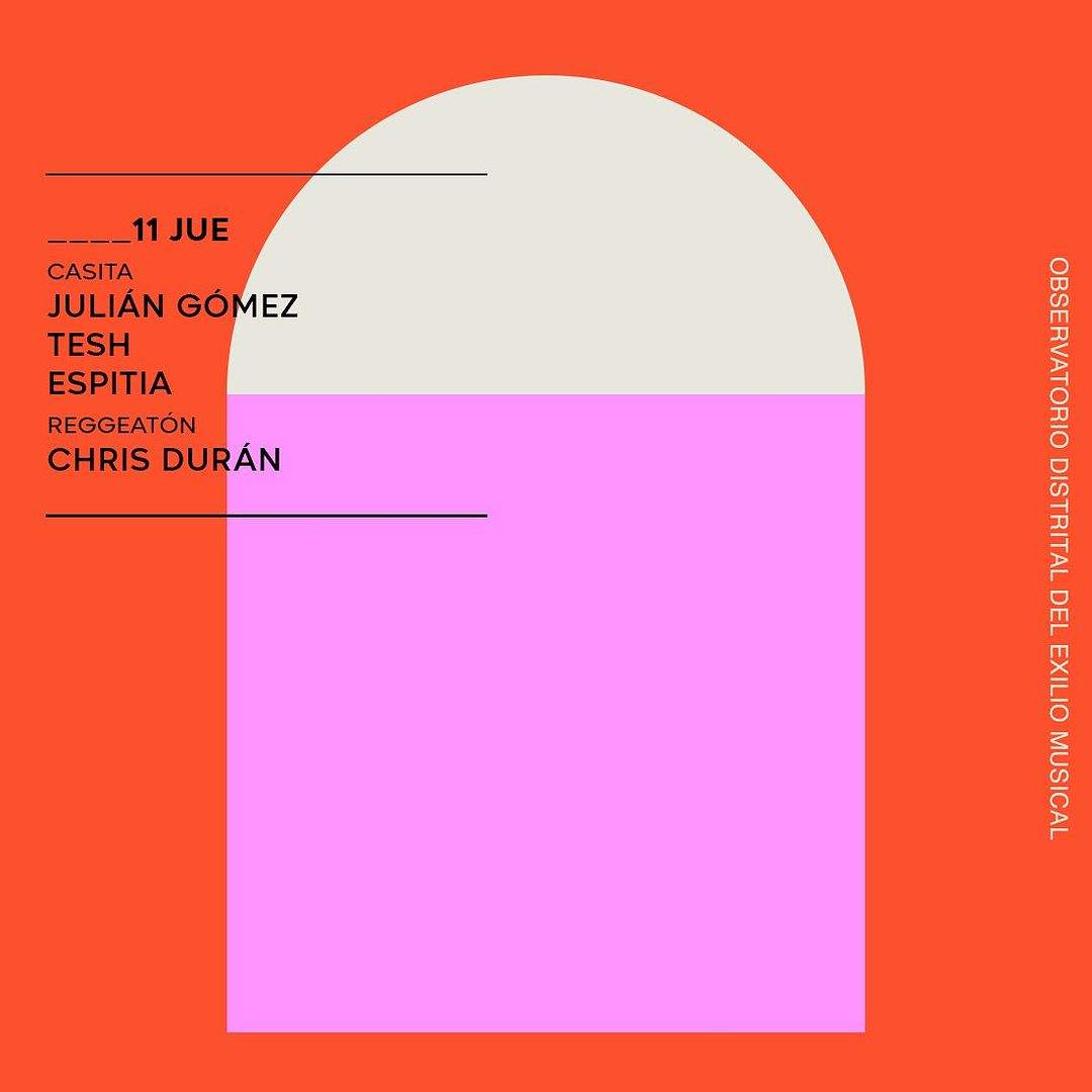 Julián Gómez / Tesh / Espitia / Chris Durán at Odem, Bogotá