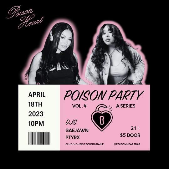 Poison Party Vol. 4 at Poison Heart, Philadelphia