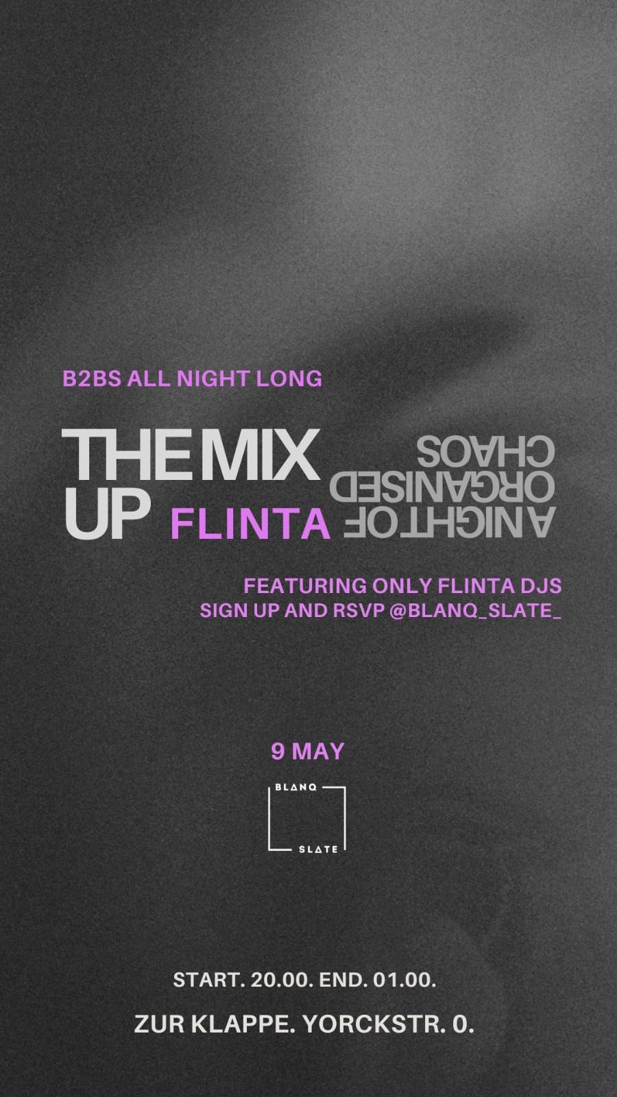 the mix up flinta at Zur Klappe, Berlin