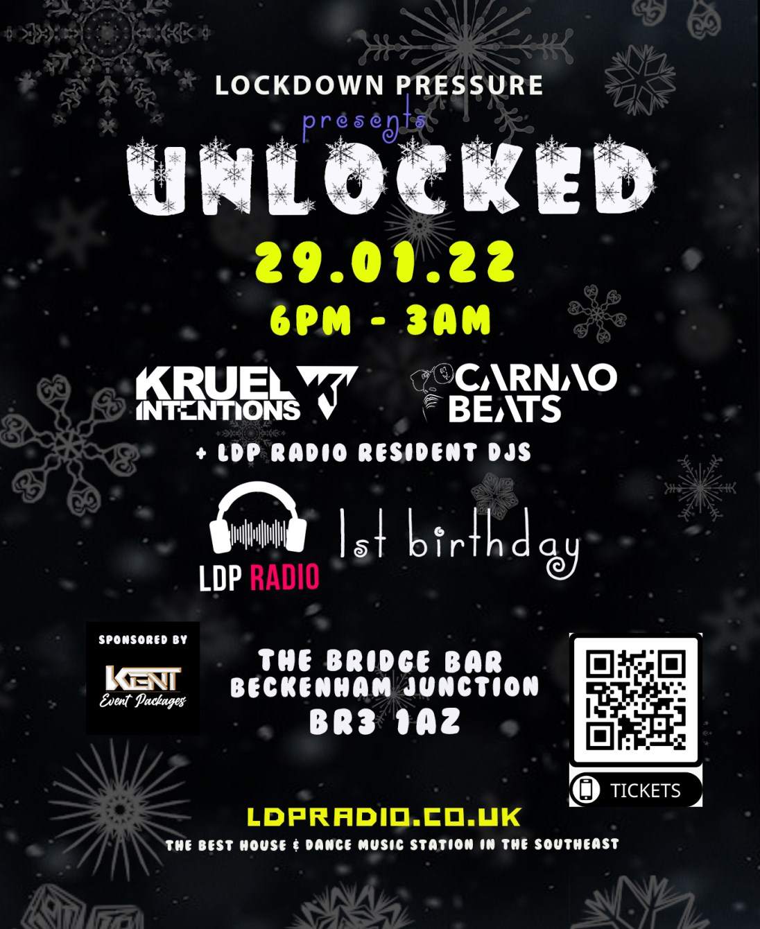 Unlocked - LDP Radio's First Birthday at The Bridge Bar Beckenham, London