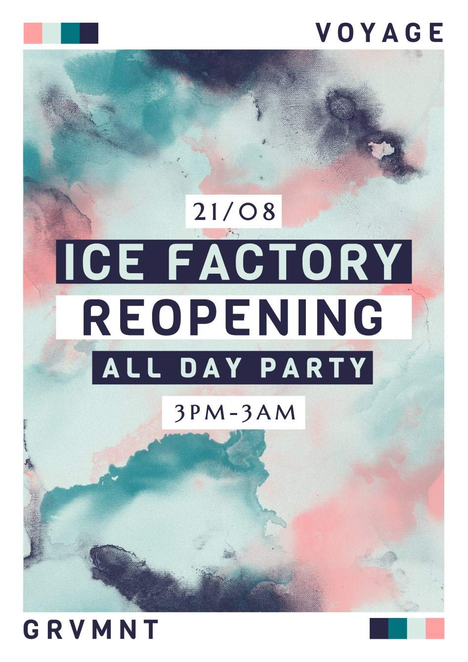 [SOLD OUT] Ice Factory All Day Party at Ice Factory Perth, Scotland