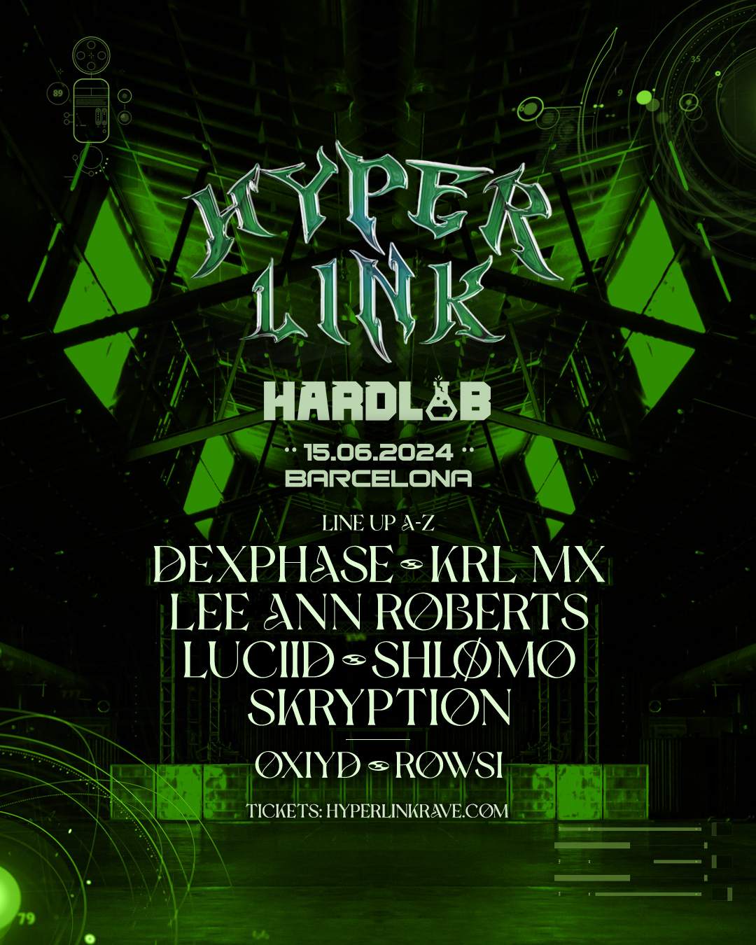 Hyperlink at HARDLAB with Shlømo, Lee Ann Roberts, Luciid, Dexphase, Skryption en Hard LAB ...