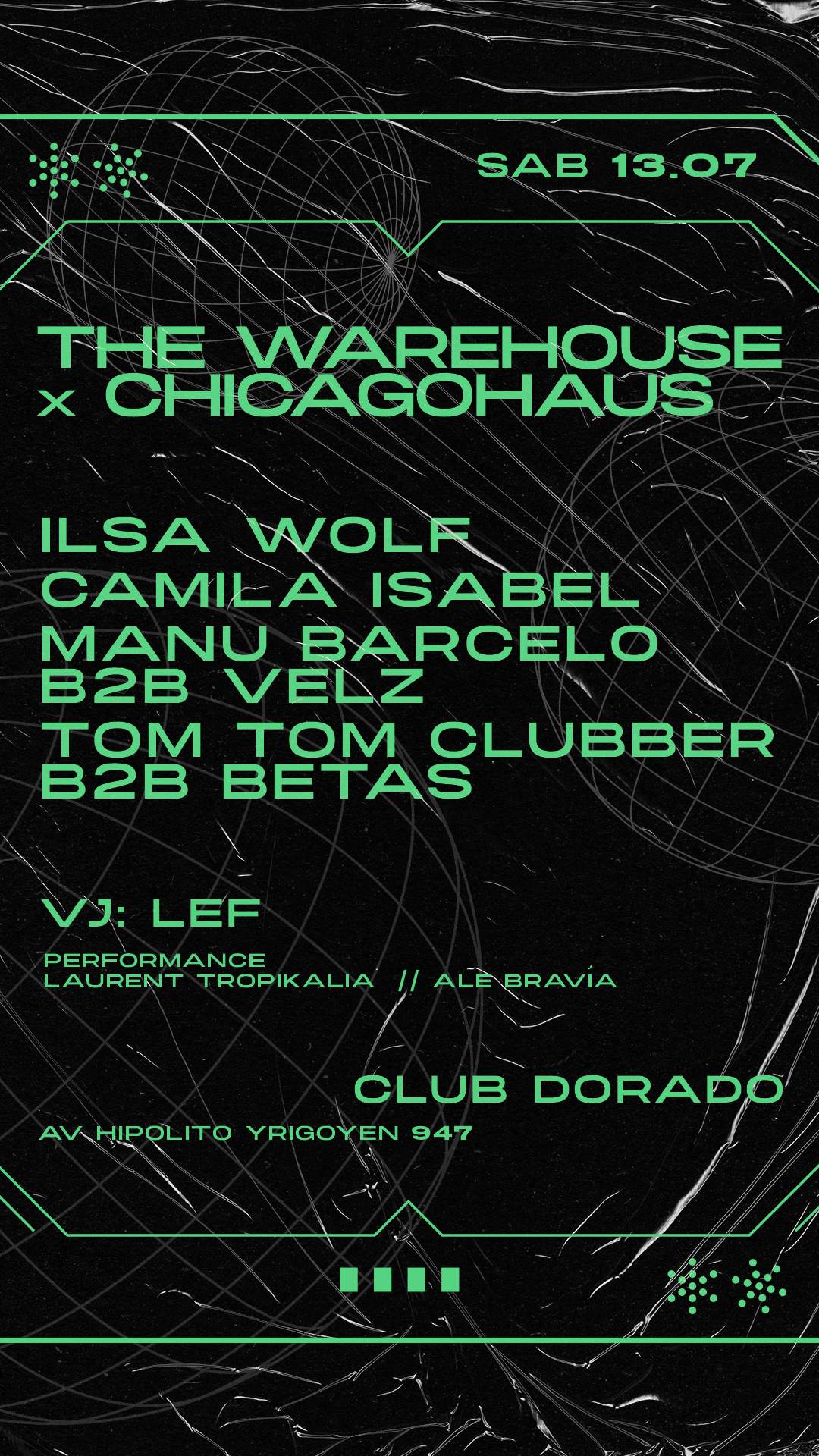 The Warehouse x Chicago Haus (Club Dorado) at Club Dorado, Buenos Aires