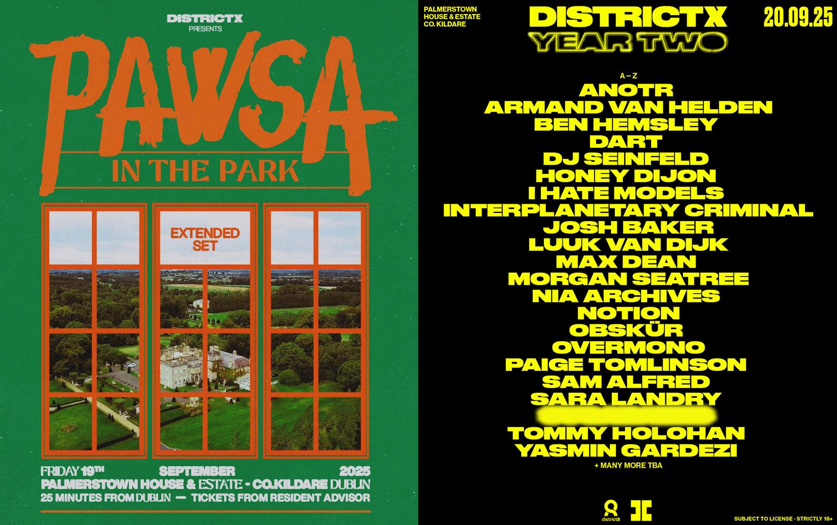 District X Festival 2025 at Palmerstown House Estate, Dublin · Tickets