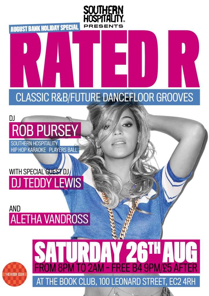 Rated R - Bank Holiday Special bei The Book Club, London