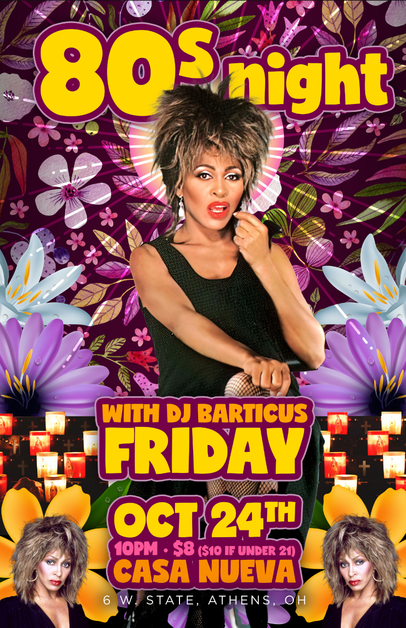 80s Night with DJ Barticus aka bartykutz at TBA - Casa Nueva - Athens ...