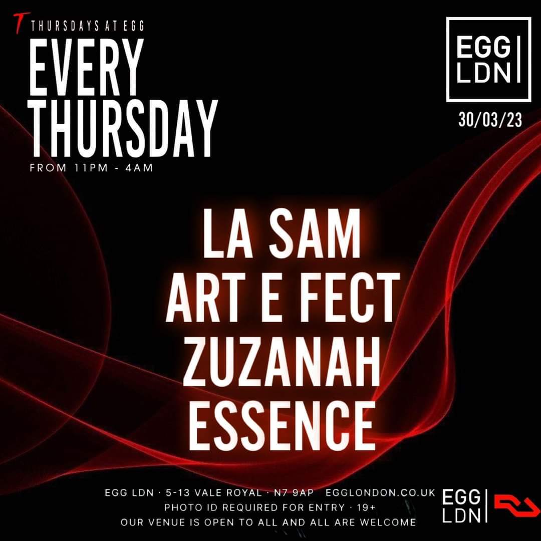 EGG THURSDAYS (LAST ENTRY 2:30 AM / TICKETS ON THE DOOR) at Egg London ...