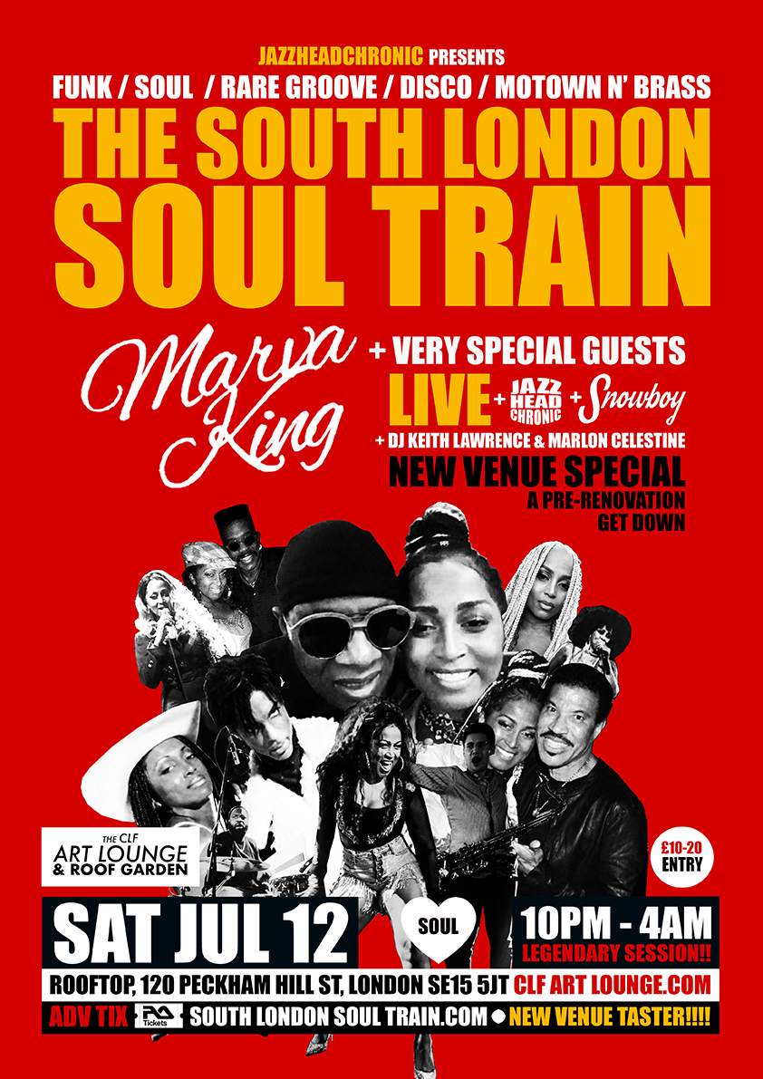 [SOLD OUT] The South London Soul Train with Marva King + Very Special ...