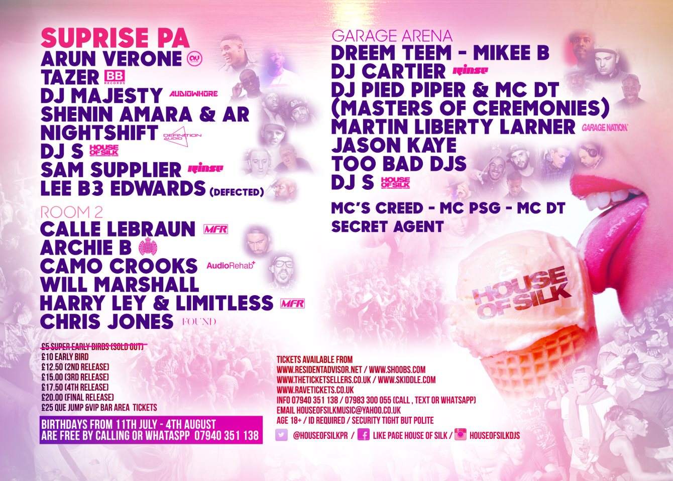 House of Silk - Summer House Party - Arun Verone -Tazer - DJ S - DJ ...