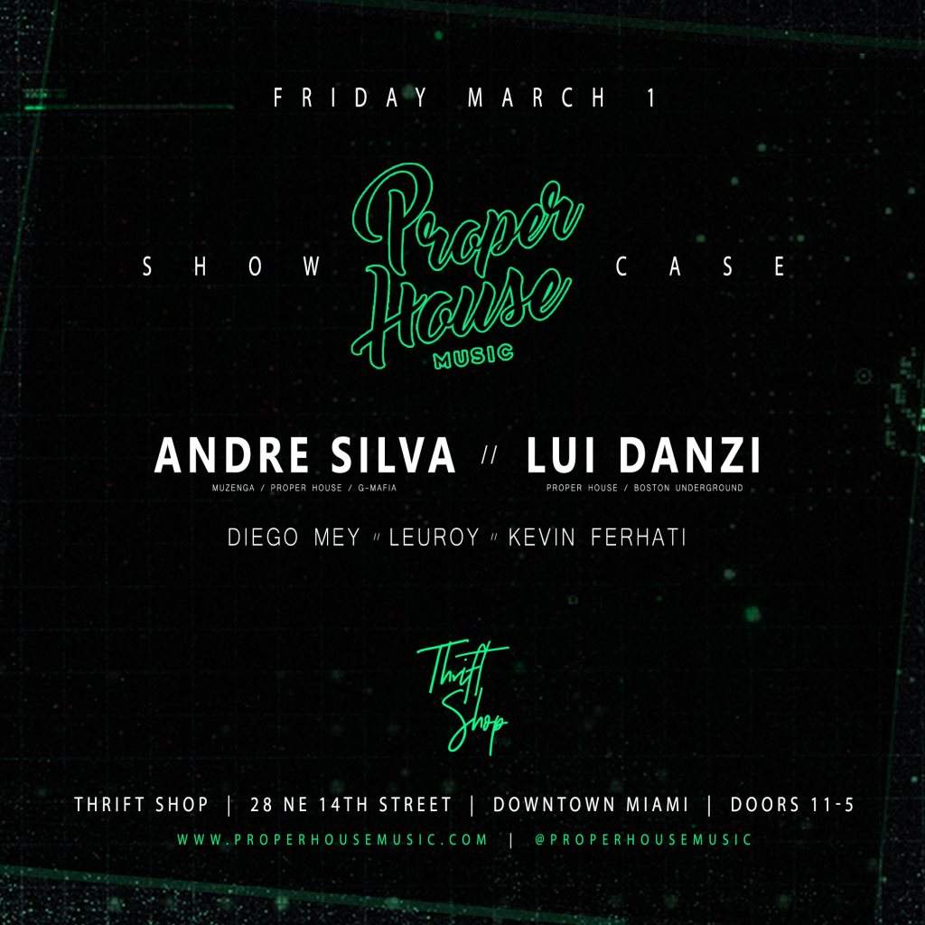 Proper House Music Showcase / EP Release Party at Thrift Shop, Miami