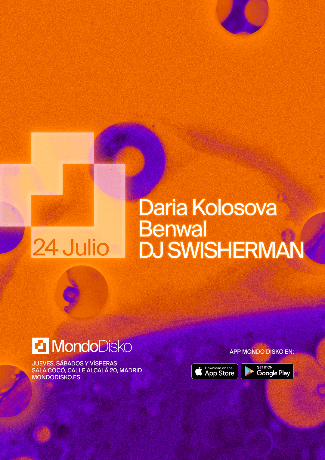 AFTERPARTY: Daria Kolosova / Benwal / DJ SWISHERMAN *UNTIL 08:00* at ...