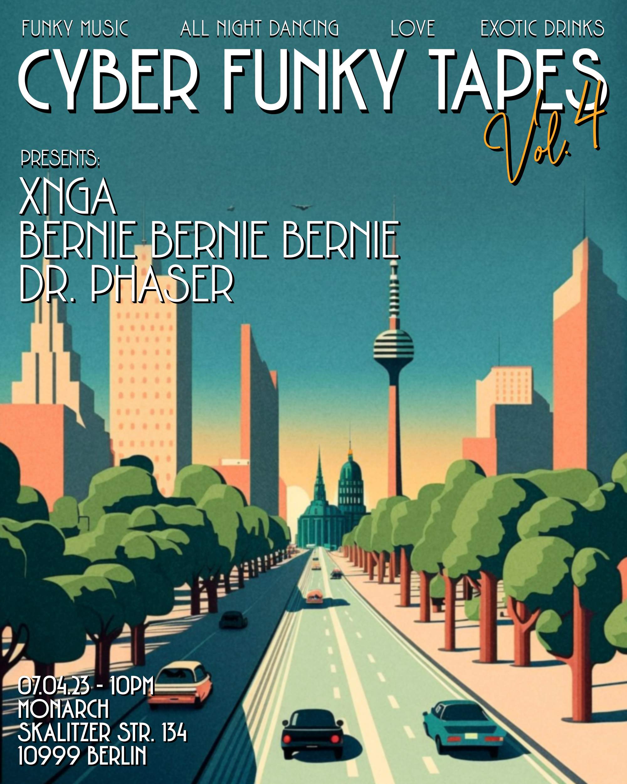 Cyber Funky Tapes at Monarch, Berlin